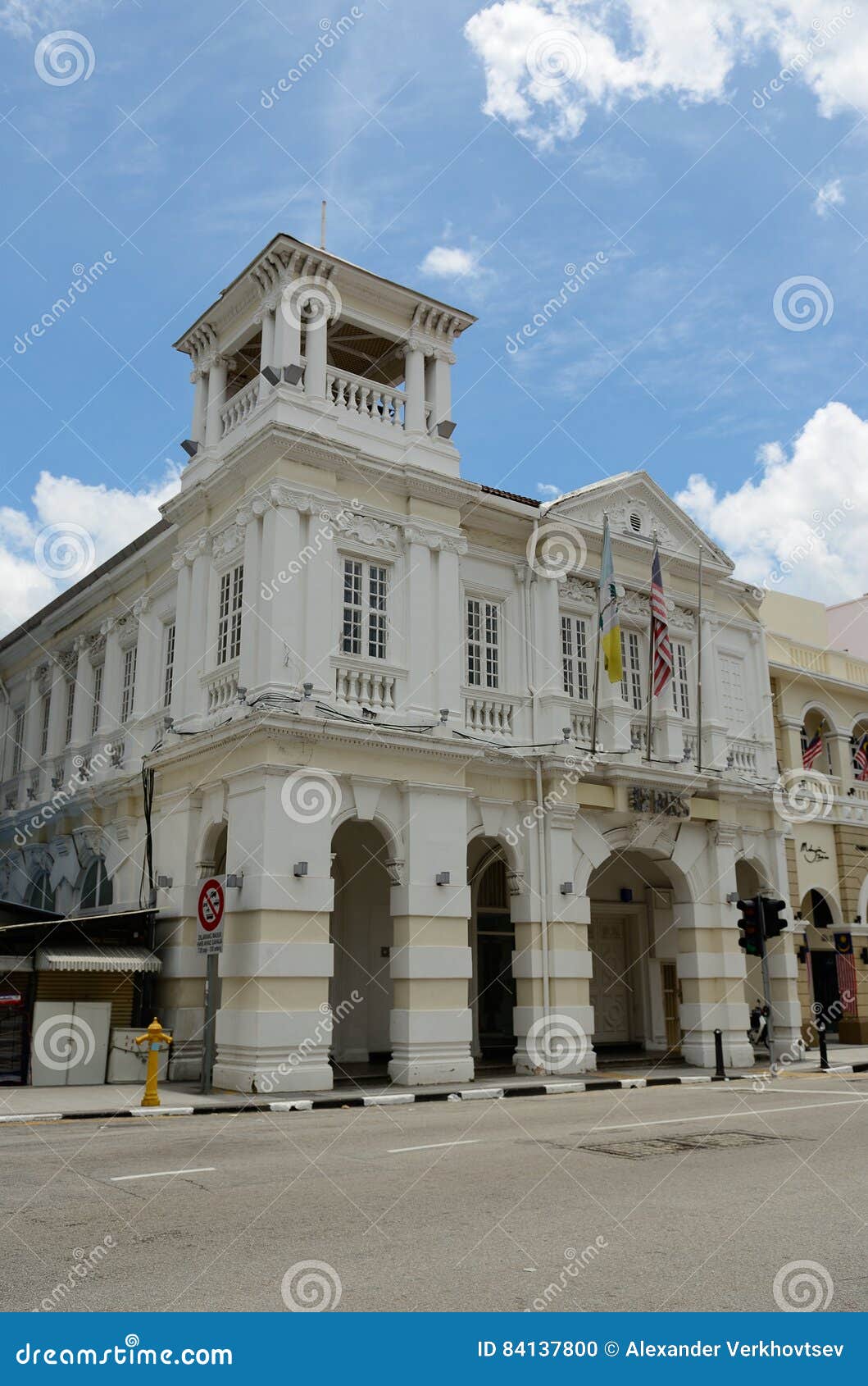 Edificios En Estilo Colonial Imagen editorial - Imagen de estructura ...