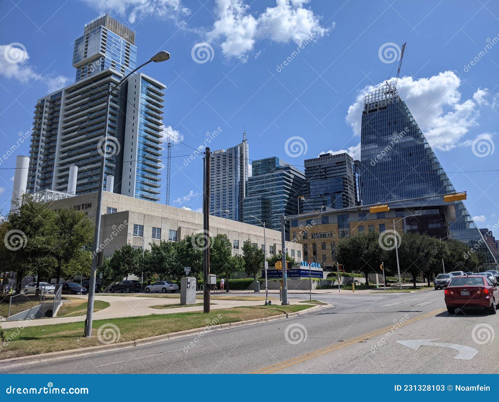 Edificios Modernos Del Centro De Austin Texas Foto de archivo editorial ...