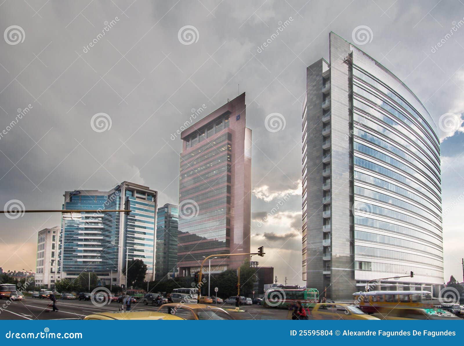 Edificios Modernos En Bogotá Colombia Imagen de archivo editorial - Imagen de america, edificios ...