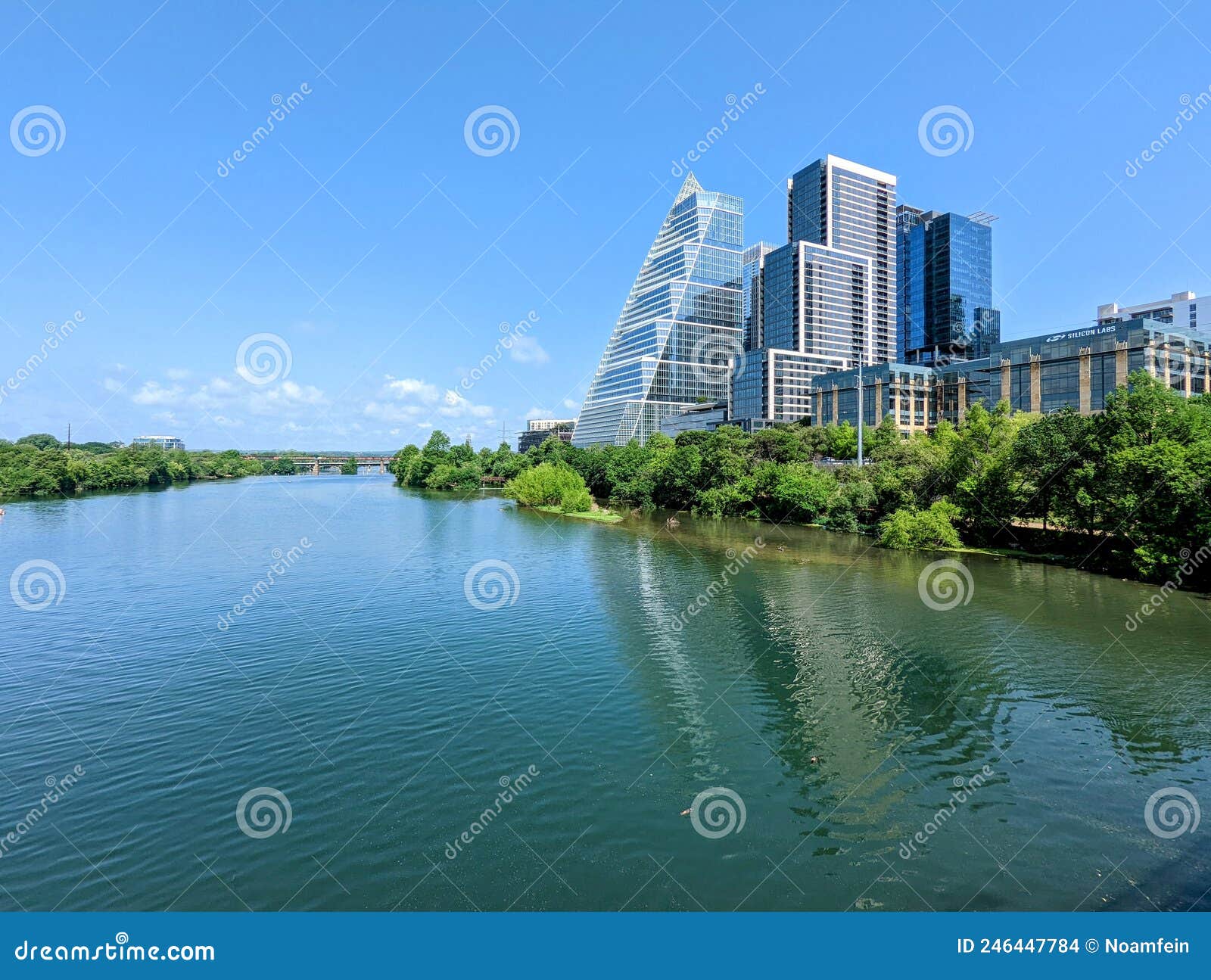 Edificios Modernos En El Centro De Austin Texas Imagen de archivo ...