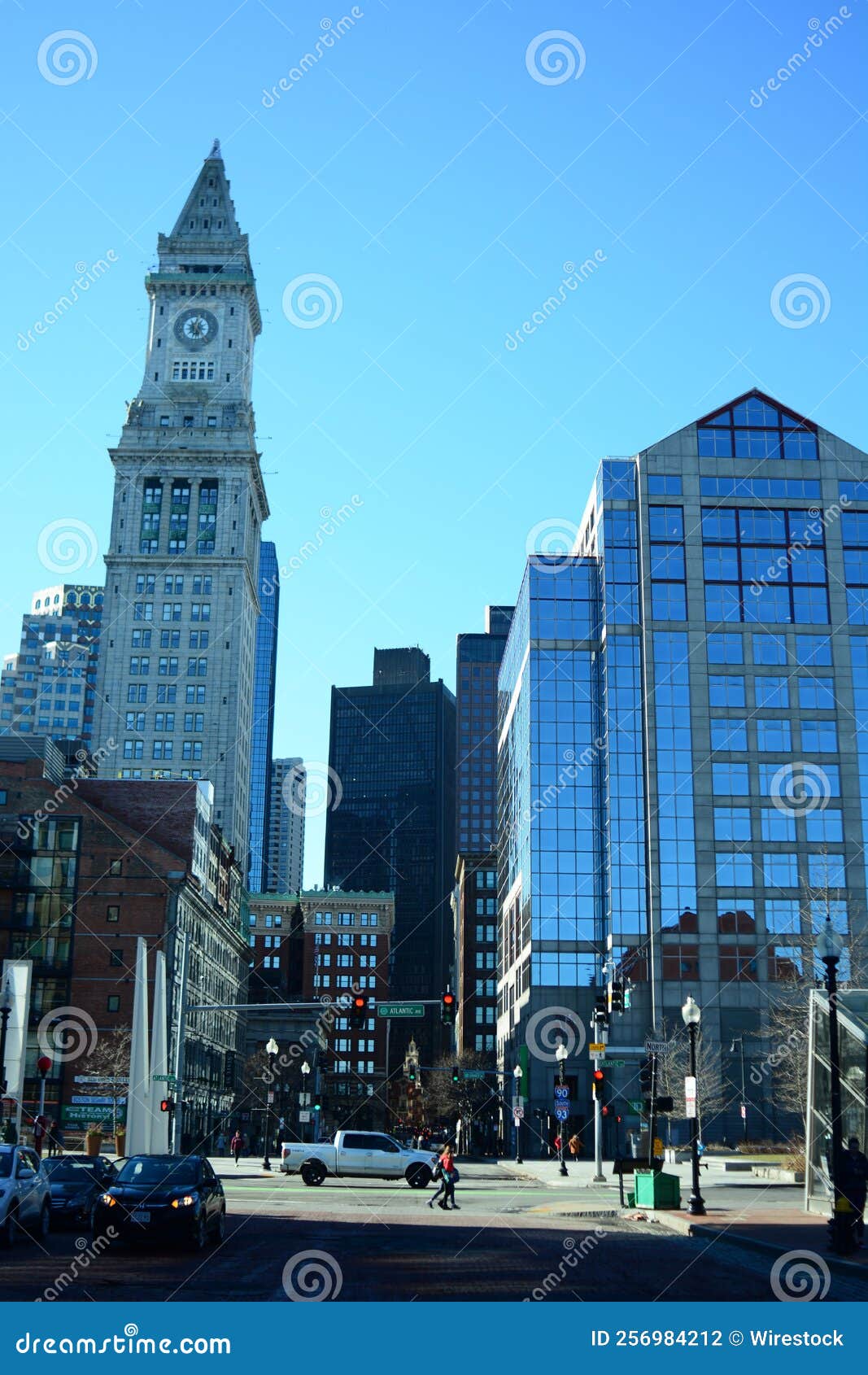Edificios Urbanos En El Centro De Boston Fotografía editorial - Imagen ...