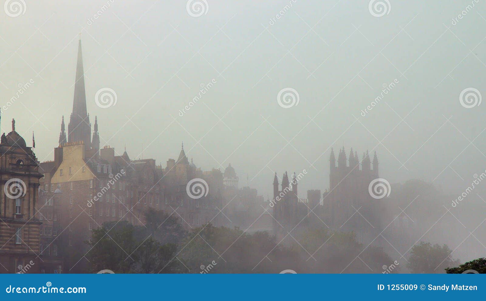 Edinburgh 8 stock image. Image of grey, foggy, edinburgh - 1255009