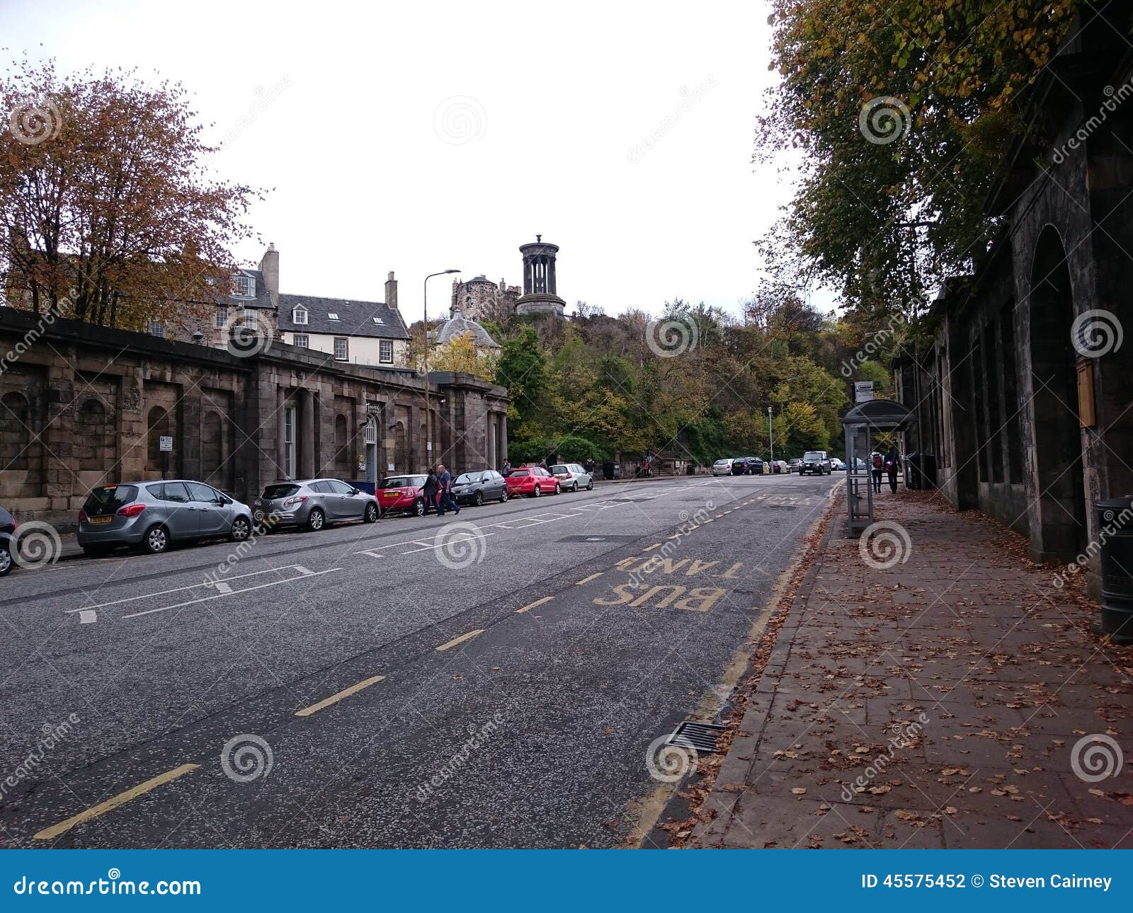Edinburgh in autumn editorial photography. Image of autumn - 45575452
