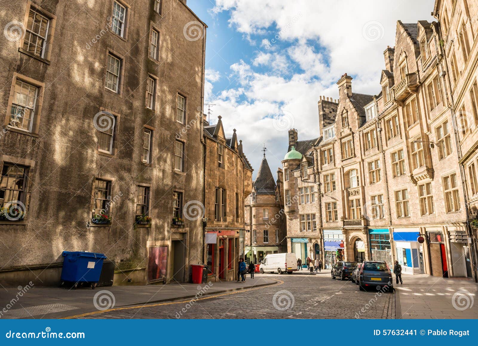 Edinburgh buildings stock image. Image of architecture - 57632441