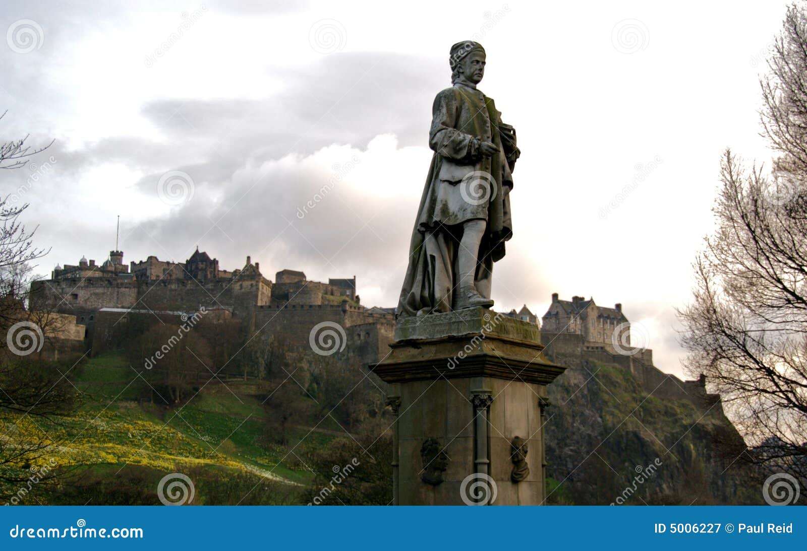 Edinburgh Castle stock image. Image of sculpture, piece - 5006227