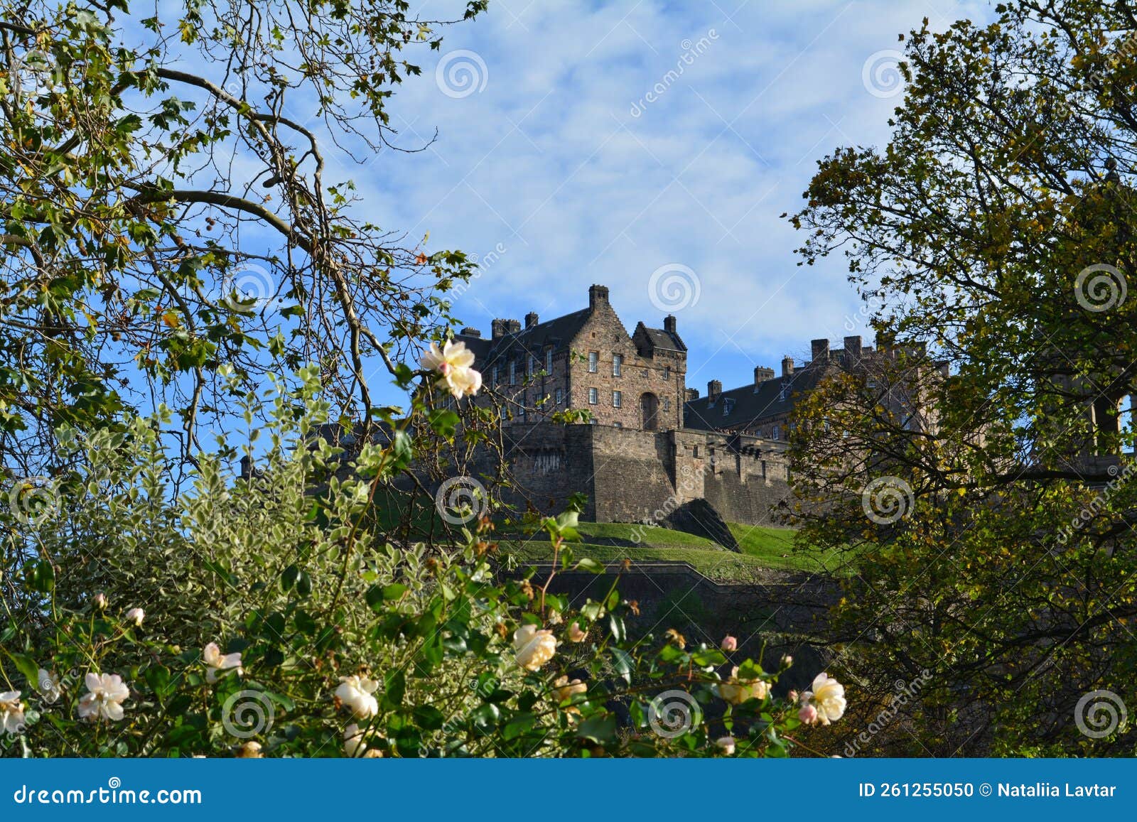Edinburgh Castle is an Ancient Fortress. Stock Photo - Image of ...