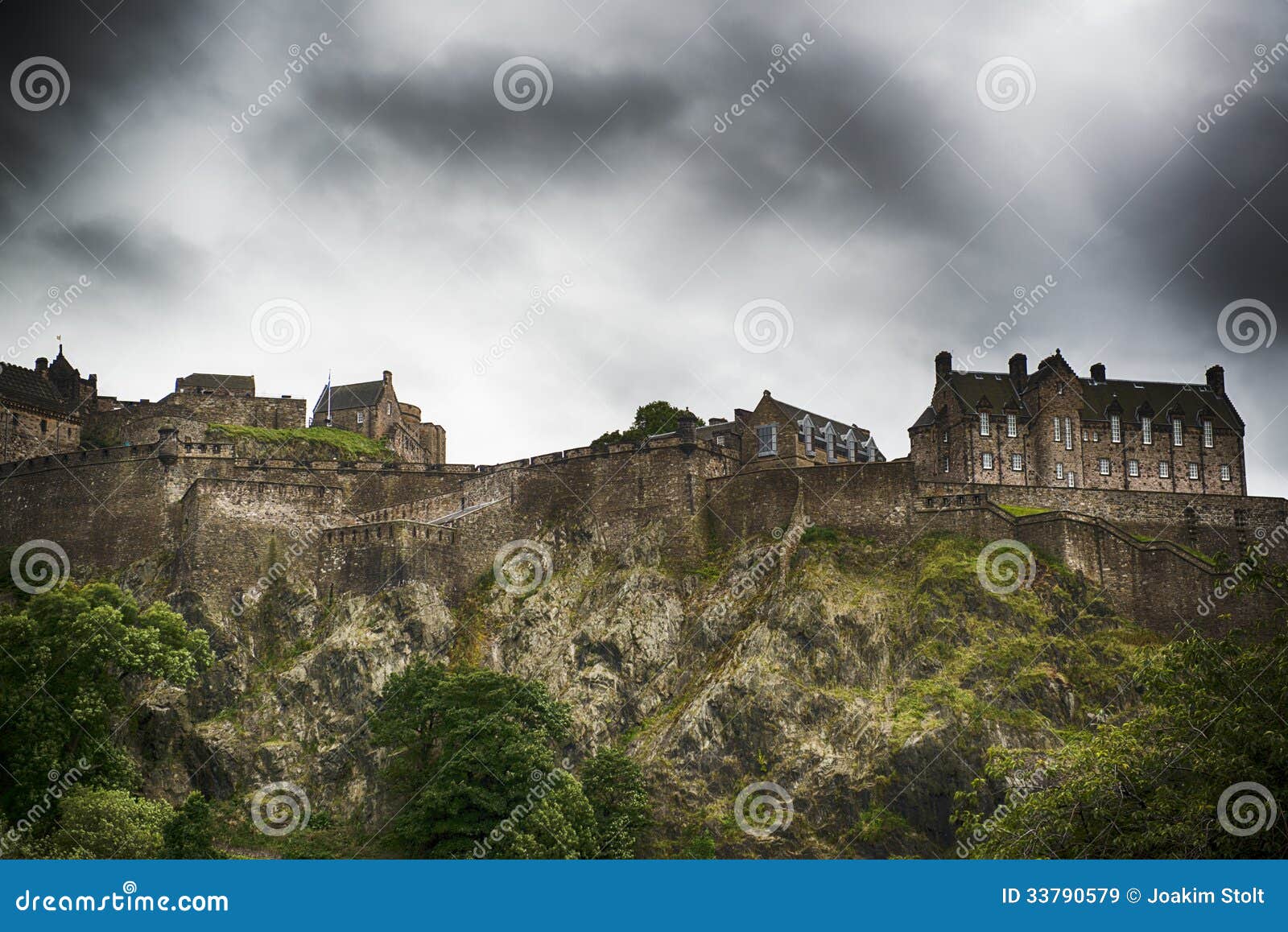 Edinburgh castle stock image. Image of destination, argyll - 33790579