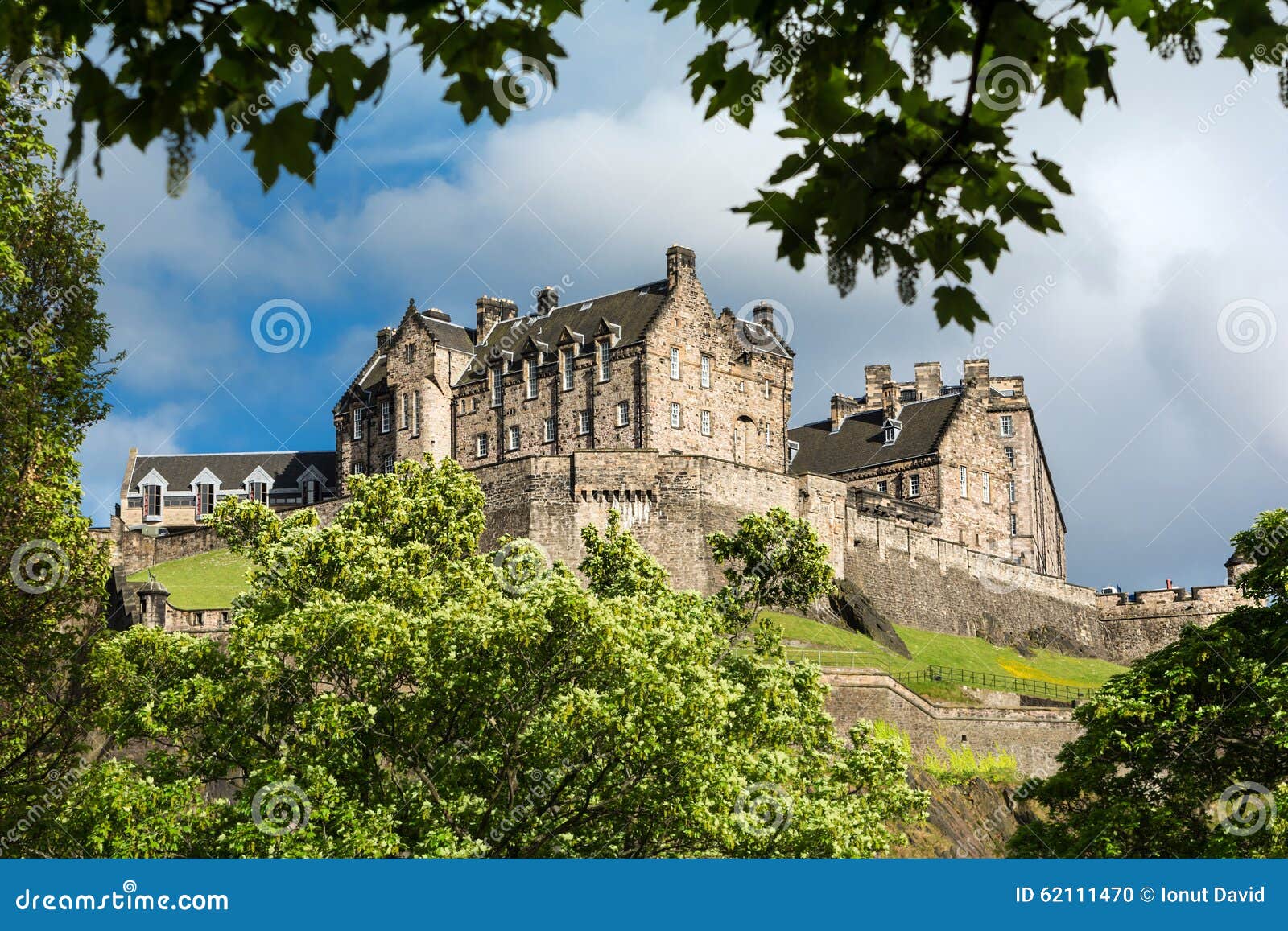 Edinburgh Castle, Scotland stock photo. Image of travel - 62111470