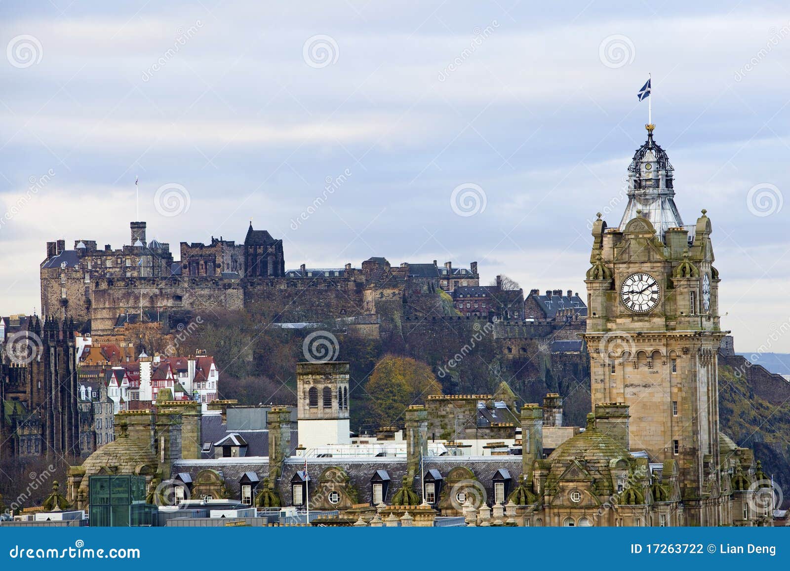 Edinburgh city stock photo. Image of desktop, calton - 17263722