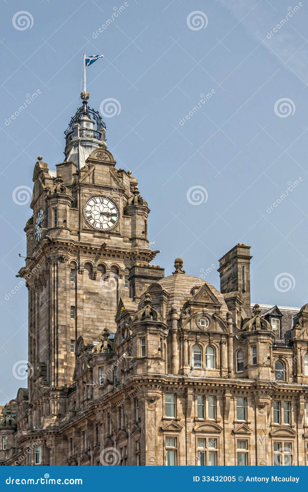 Edinburgh Grand Hotel stock image. Image of historic - 33432005