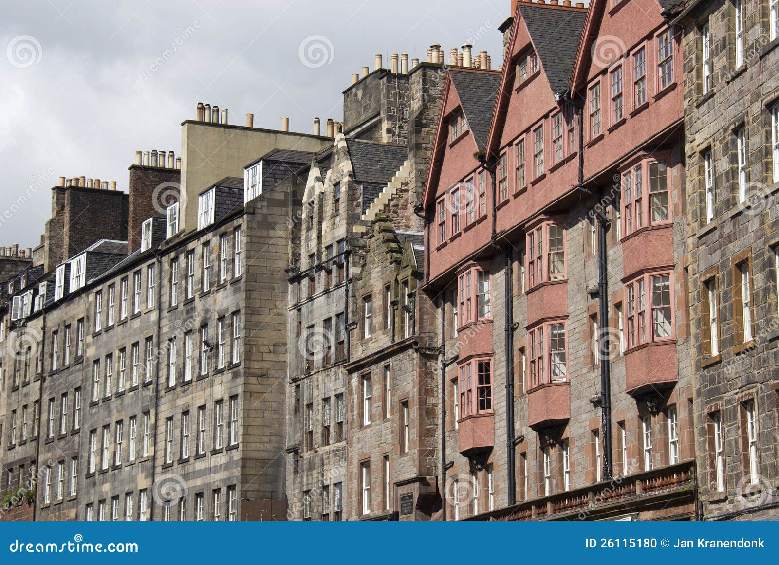 Edinburgh Houses stock photo. Image of royal, houses - 26115180