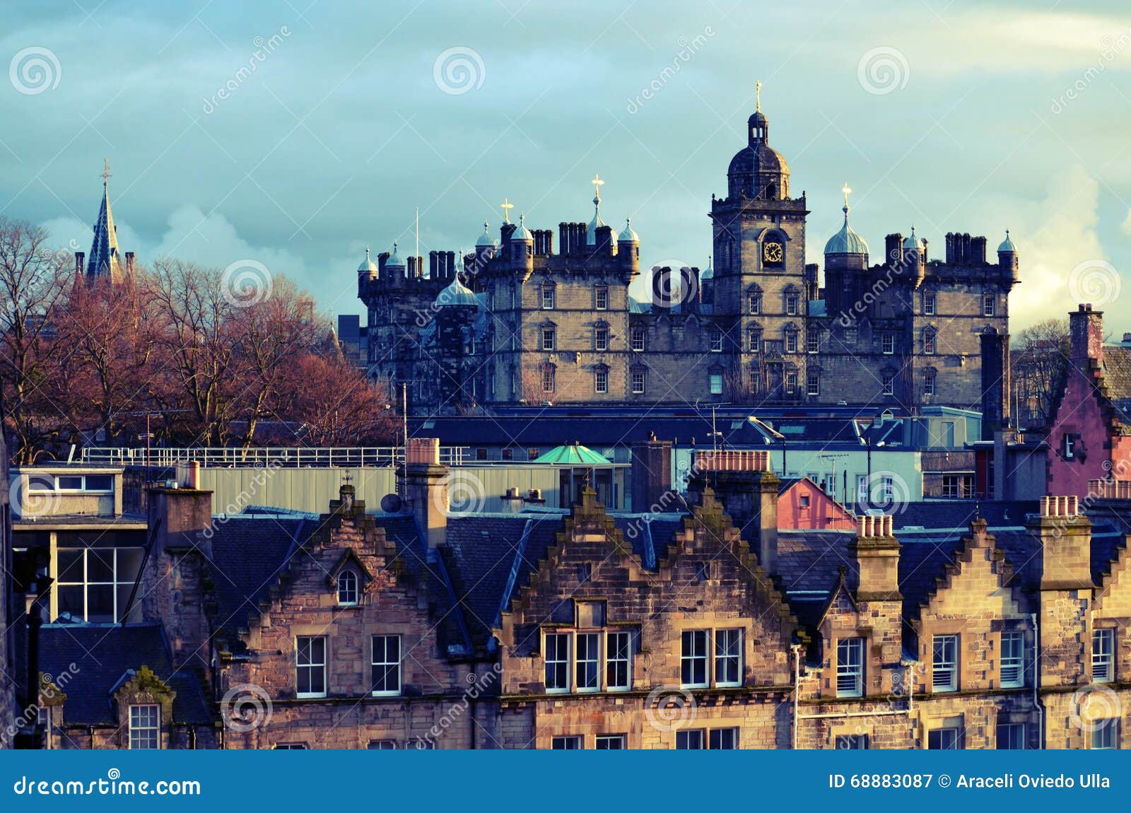 Edinburgh stock image. Image of edinburgh, palace, towntravel - 68883087