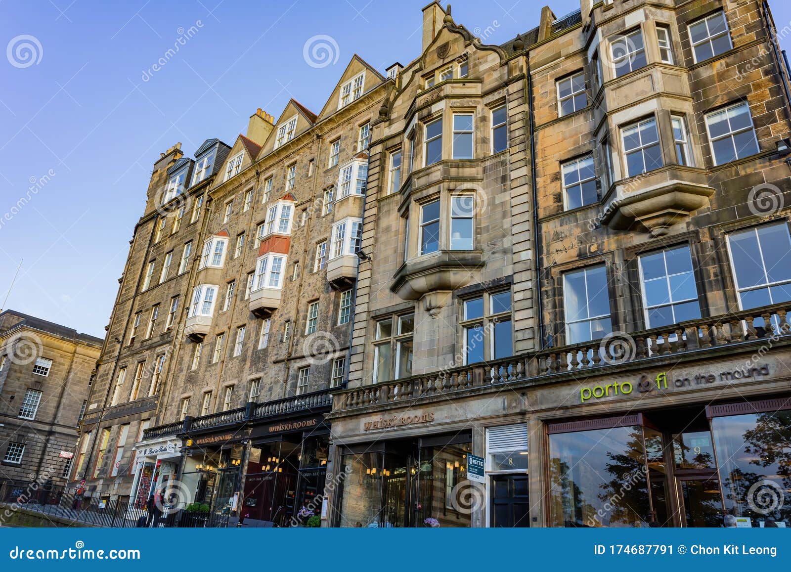 Street View of the Edinburgh Downtown Editorial Photo - Image of view ...