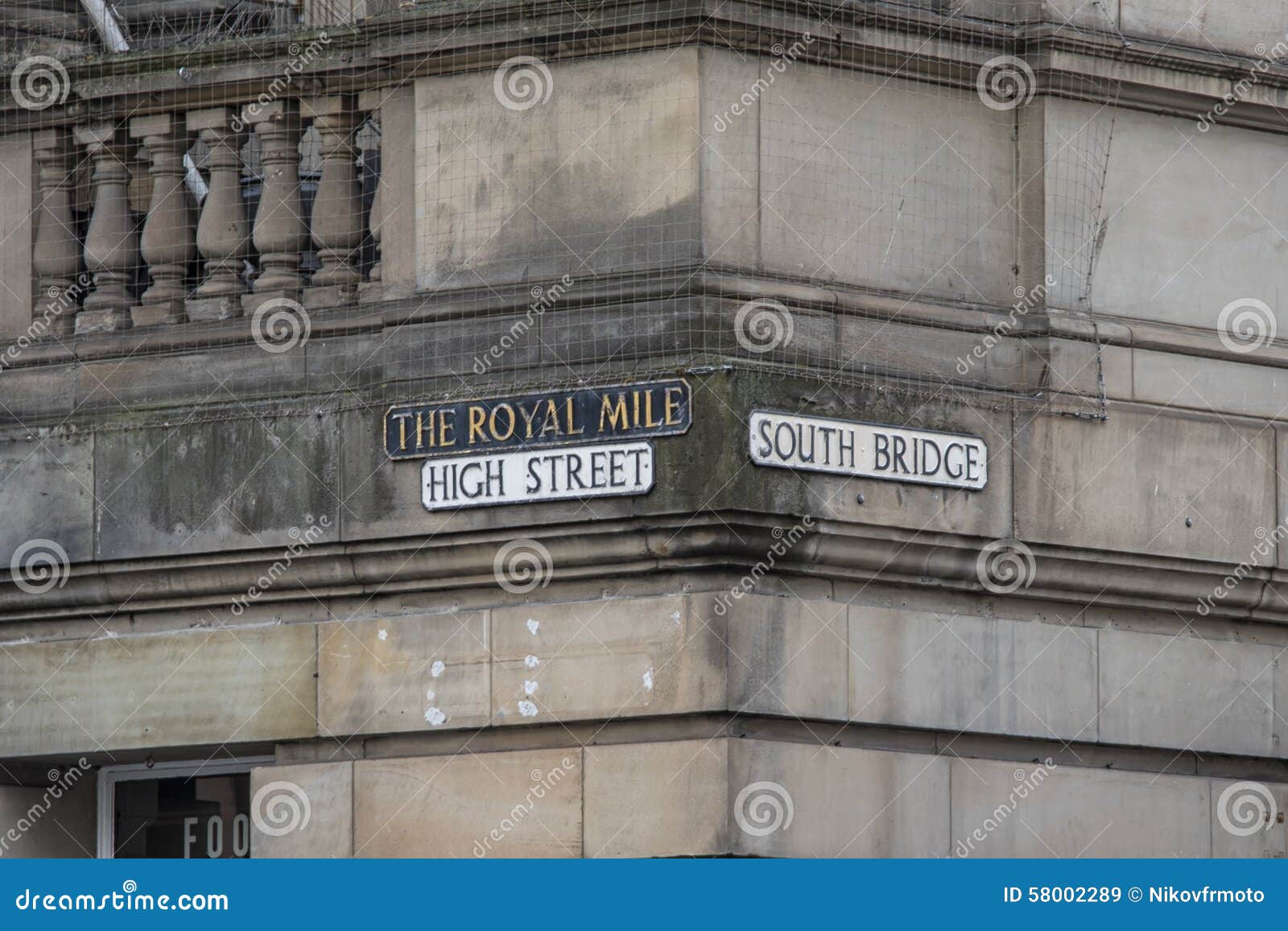 Edinburgh road sign stock image. Image of edinburgh, architecture ...