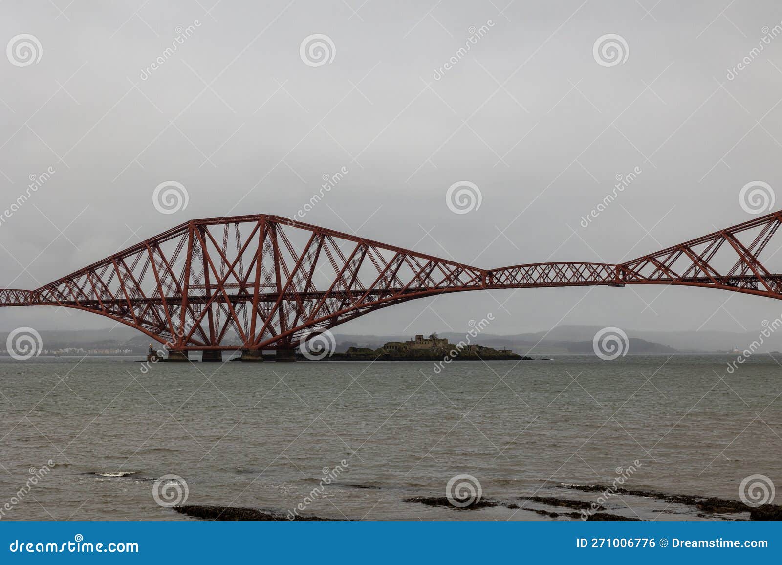 Edinburgh S Famous Forth Bridge Also Known As the Forth Rail Bridge ...