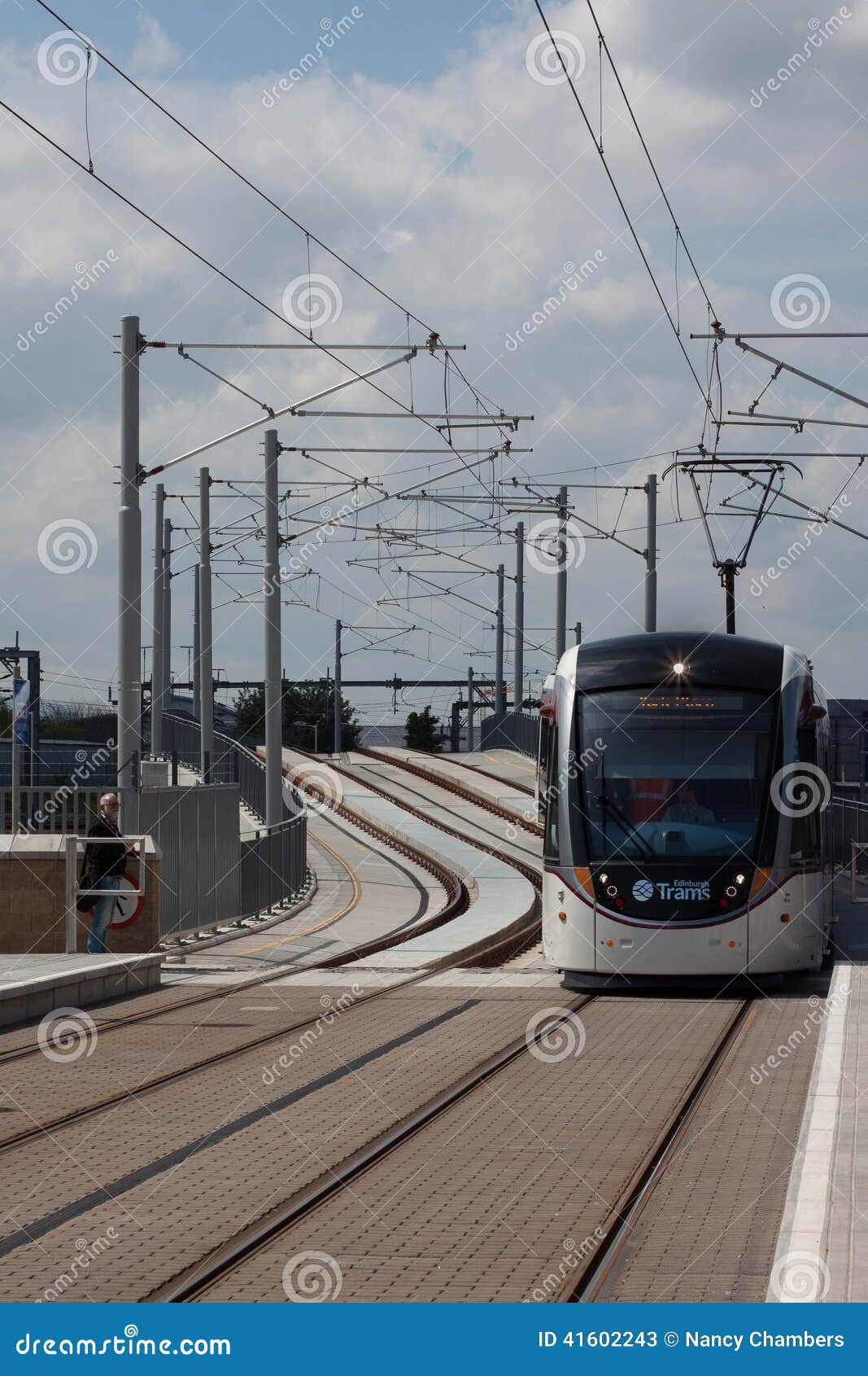 Edinburgh Trams at Murrayfield Station Editorial Stock Photo - Image of ...