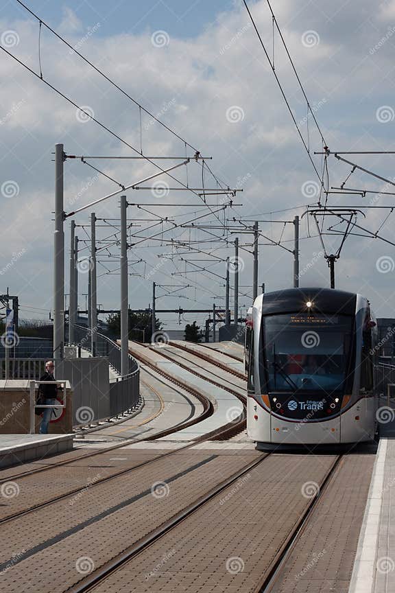 Edinburgh Trams at Murrayfield Station Editorial Stock Photo - Image of ...