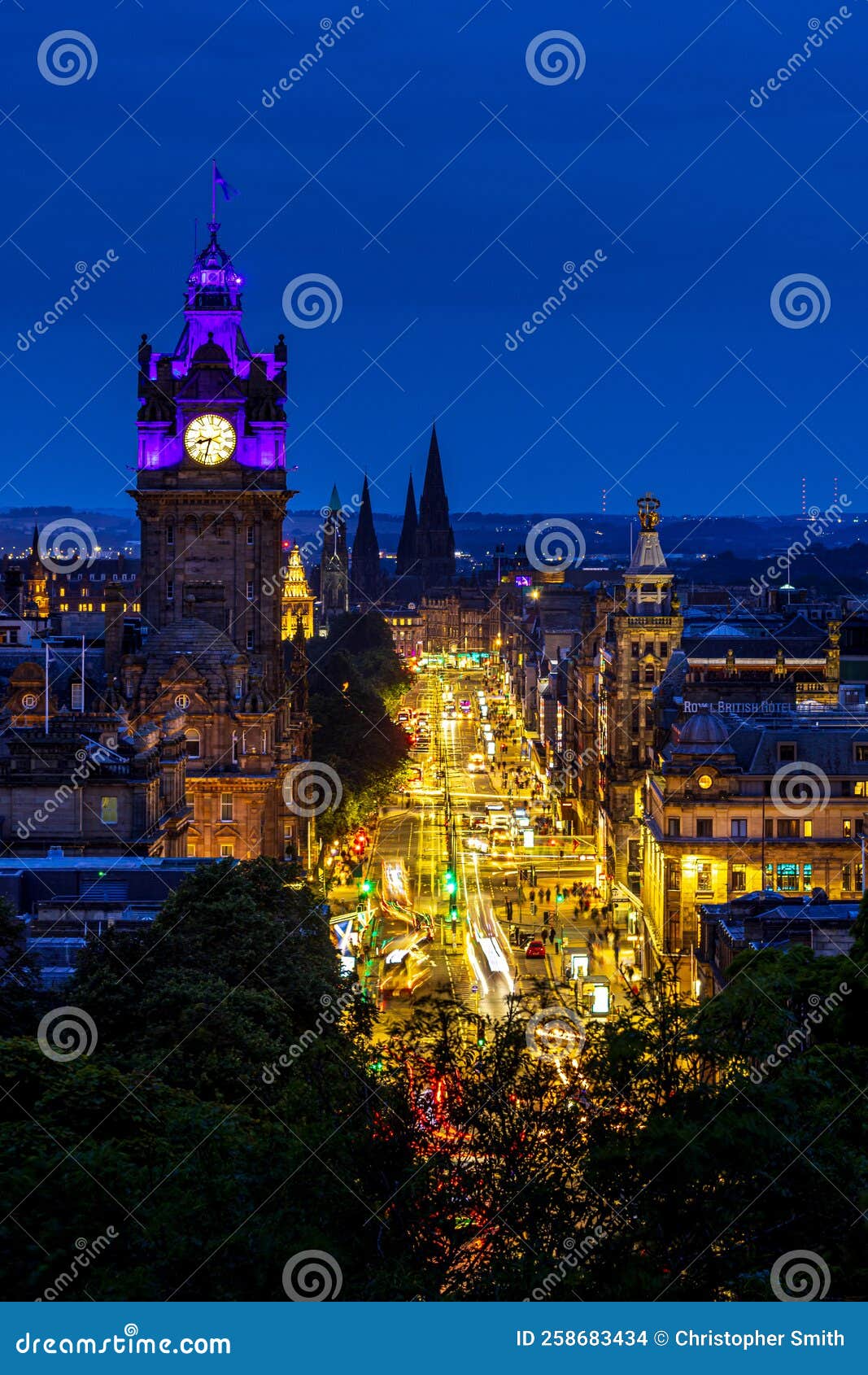 Edinburgh editorial stock image. Image of destination - 258683434