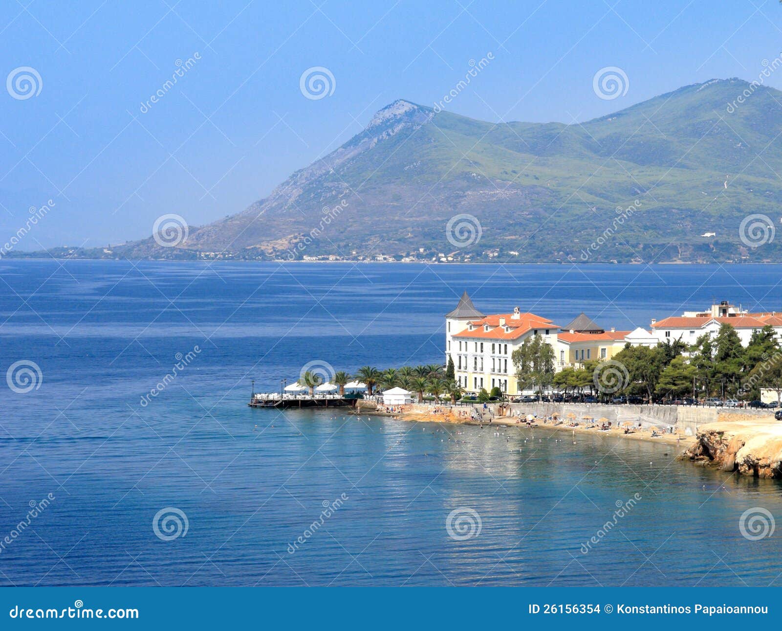 Edipsos in Greece editorial stock image. Image of greek - 26156354