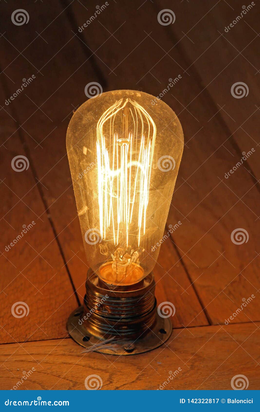 Edison Bulb stock image. Image of retro, light, electric - 142322817