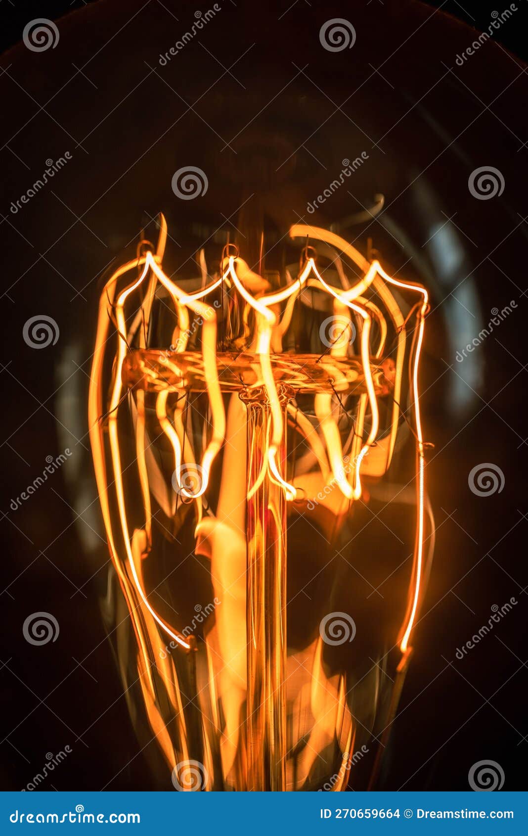 Edison Lightbulb Two stock photo. Image of artistic - 270659664