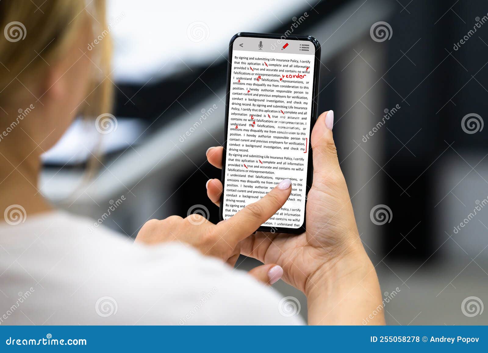 Edit Book Script Proofreading Stock Photo - Image of script, smartphone ...
