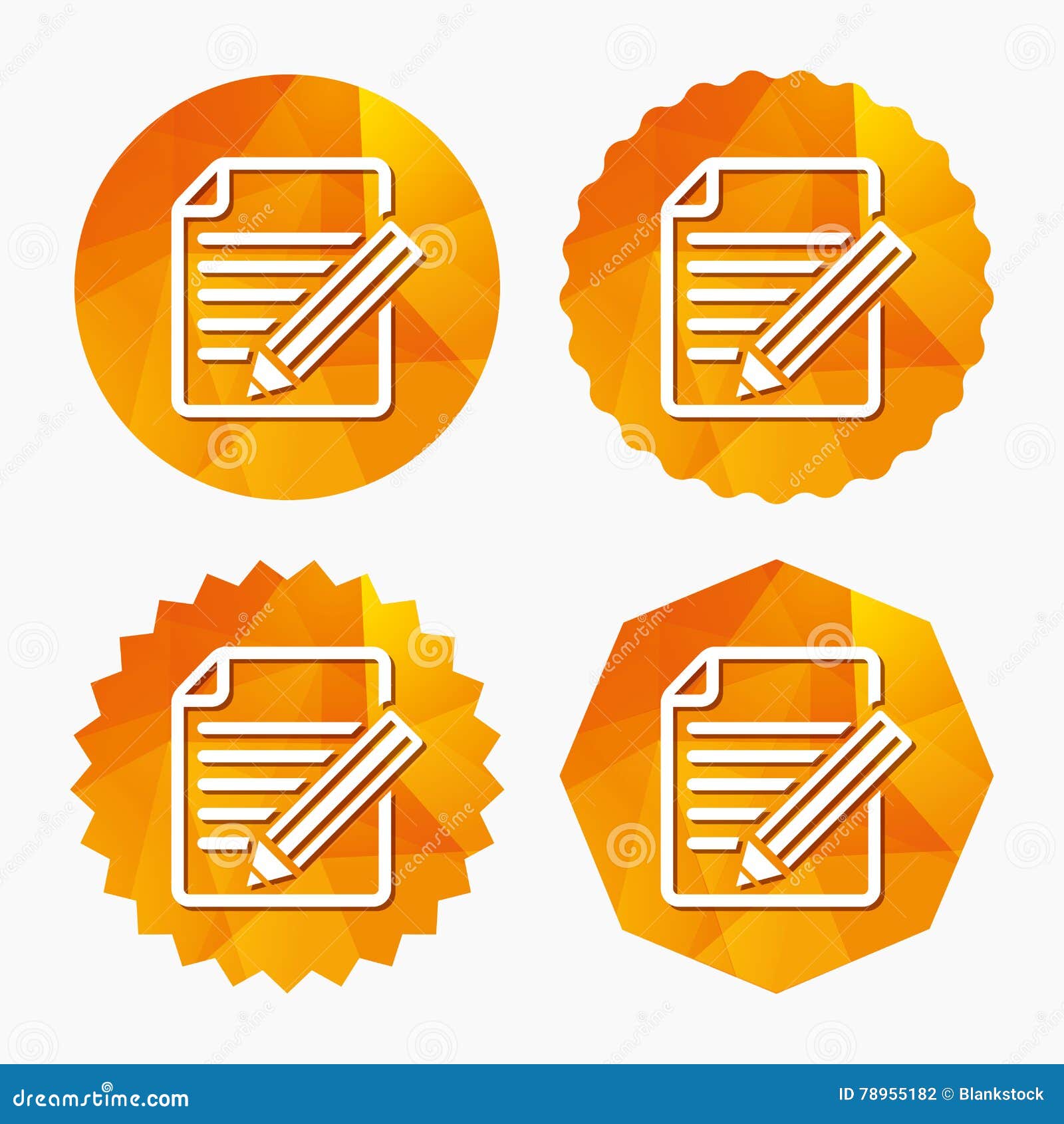 Edit Document Sign Icon. Edit Content Button Stock Vector ... Edit Document Sign Icon. Edit Content Button Stock Vector ...