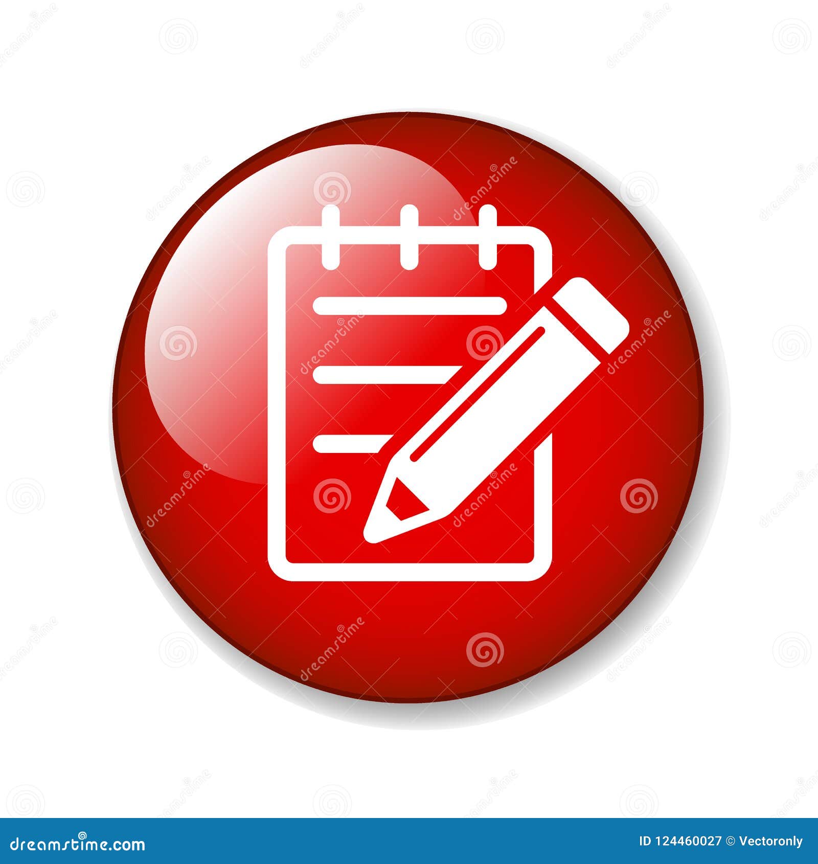 Edit icon button stock illustration. Illustration of editor - 124460027