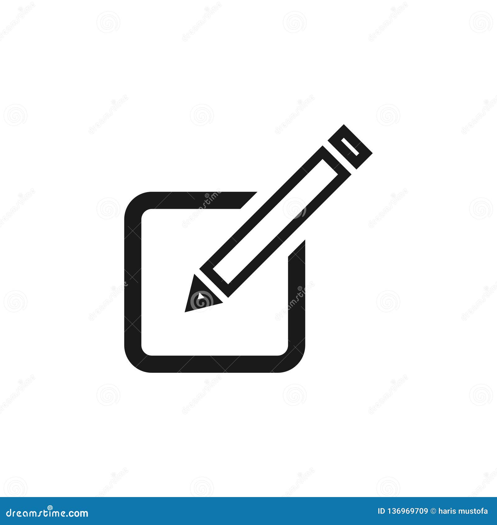 Edit Icon Graphic Design Template Vector Stock Vector - Illustration of ...