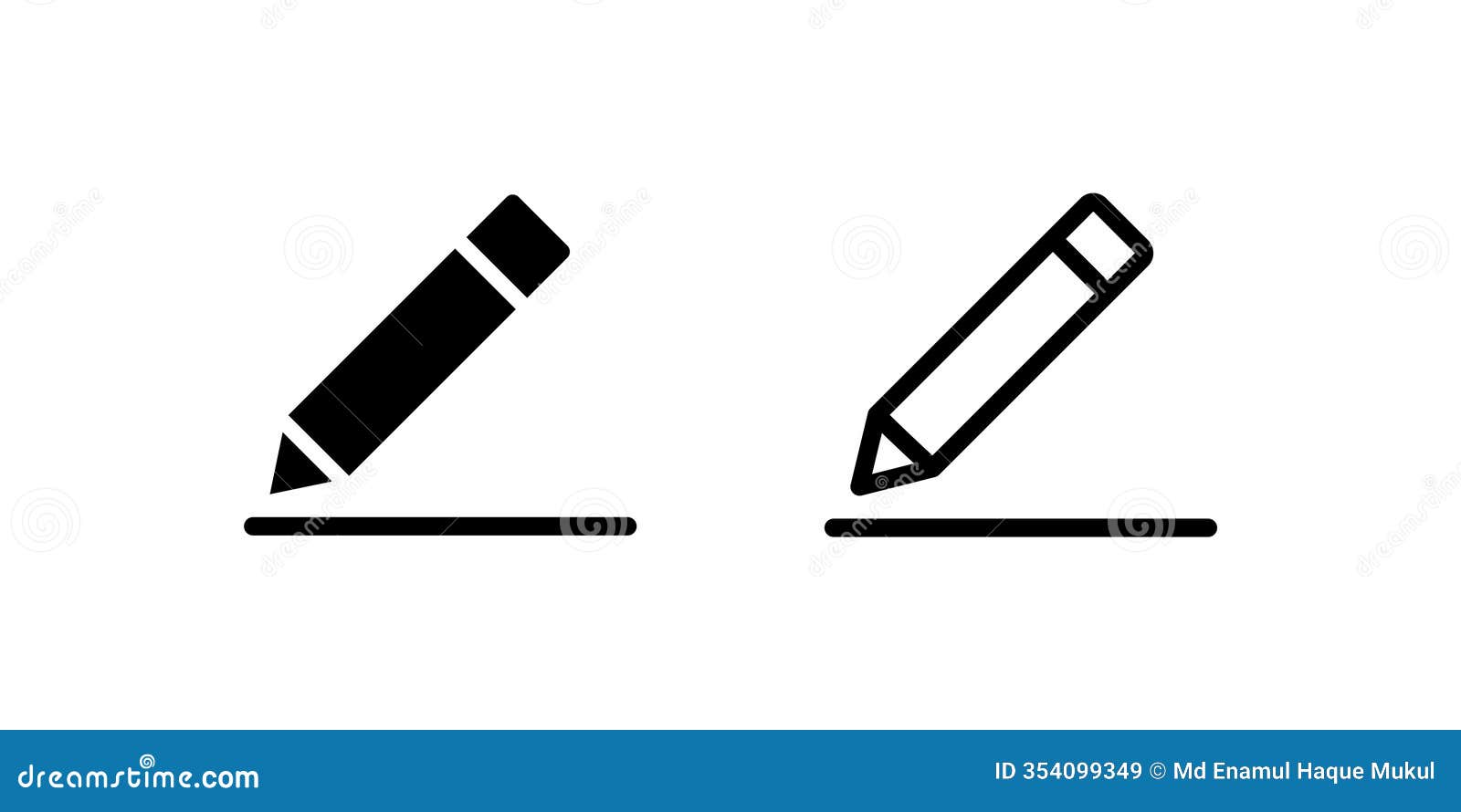 Edit Icon with Pen Illustrates Easy Content Modification. Edit Icon ...