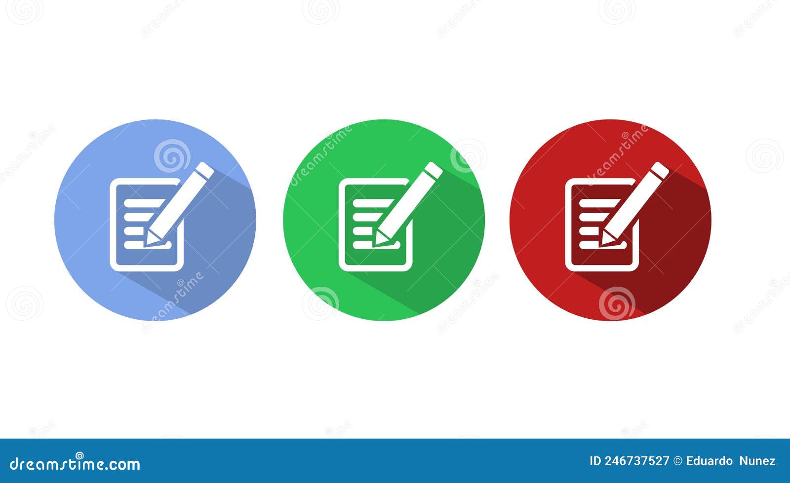 Edit Icon Set. Vector Flat Simple Isolated Illustration Stock Vector ...