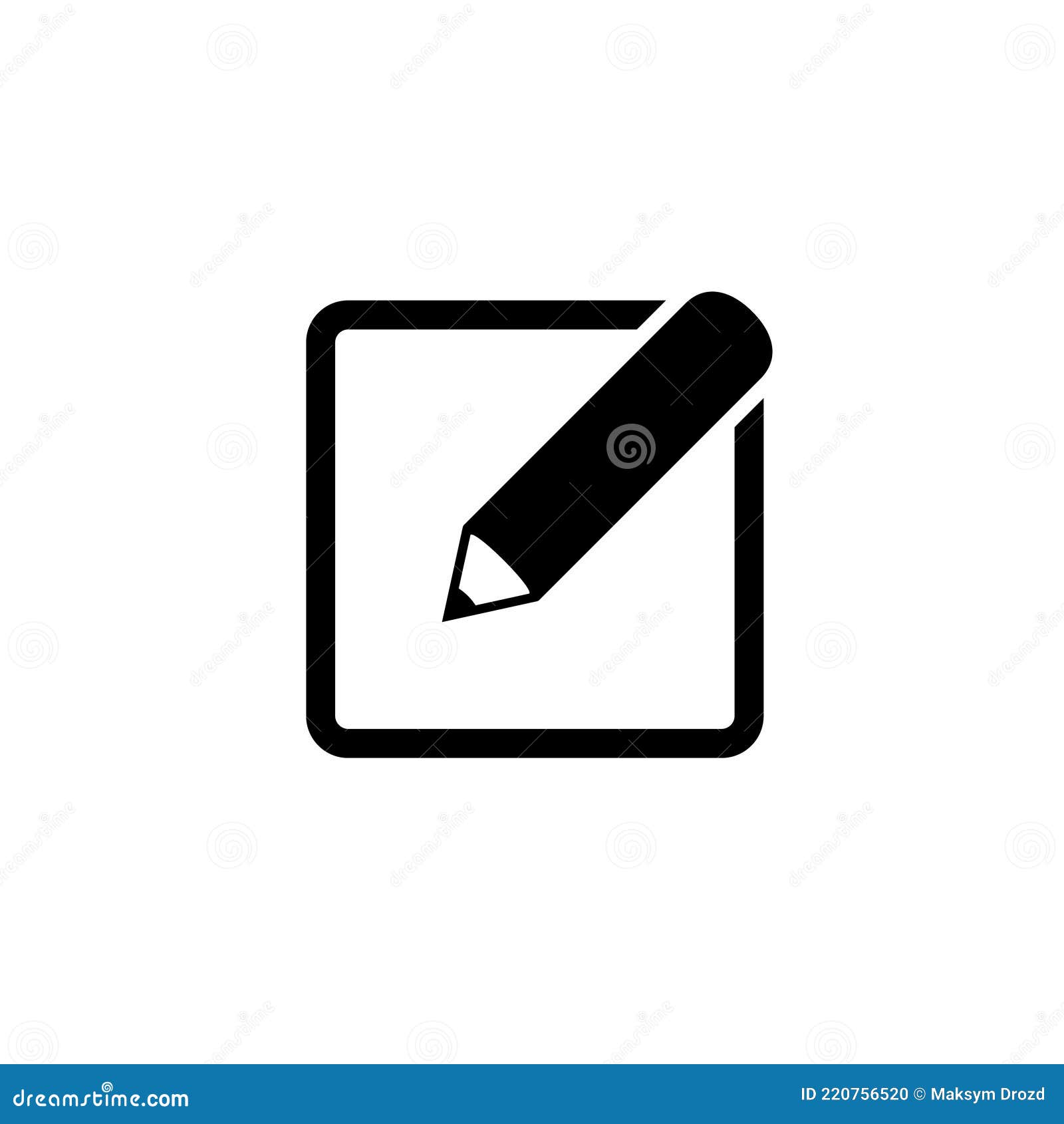 Edit Icon Symbol Vector. Edit Text Icon Stock Vector - Illustration of ...