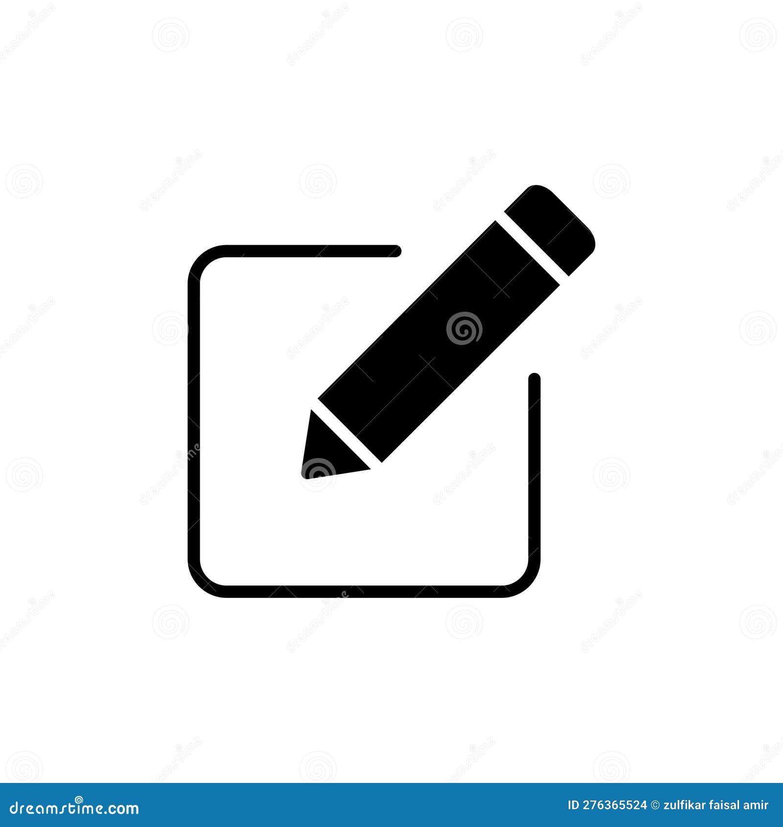 Edit Icon . Edit Document Sign and Symbol. Pencil Stock Vector ...