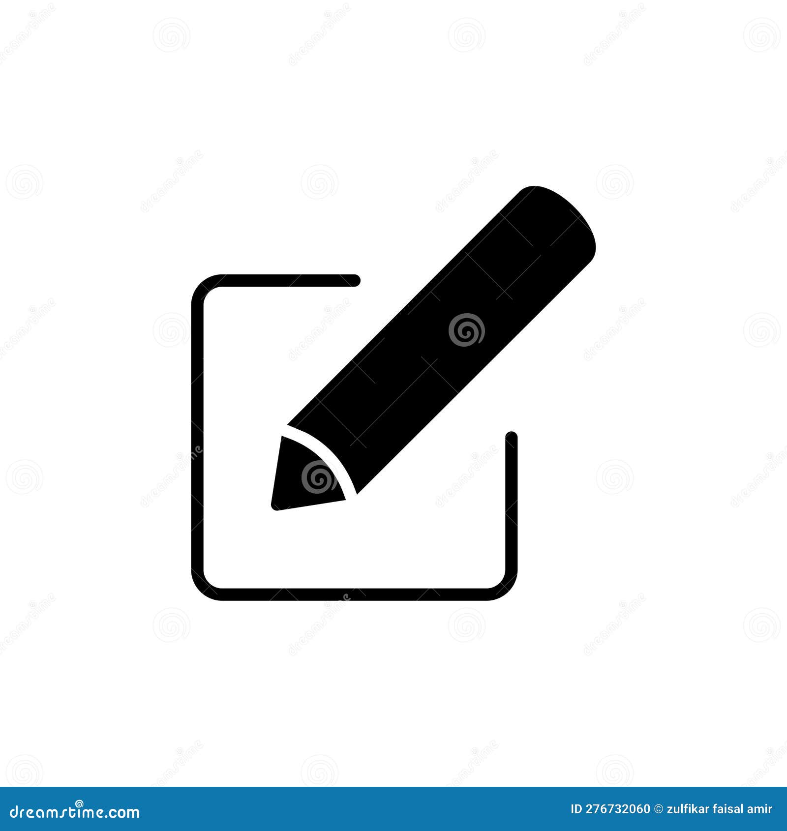 Edit Icon . Edit Document Sign and Symbol. Pencil Stock Vector ...