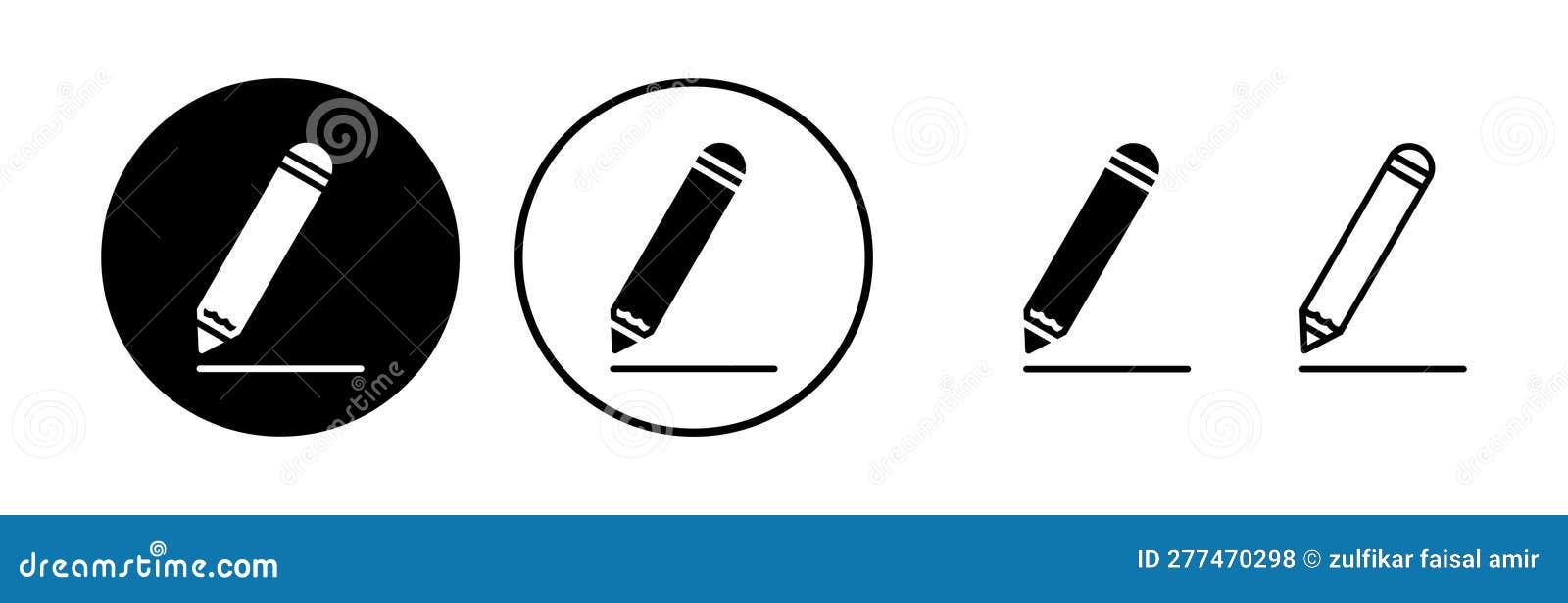 Edit Icon . Edit Document Sign and Symbol. Pencil Stock Vector ...