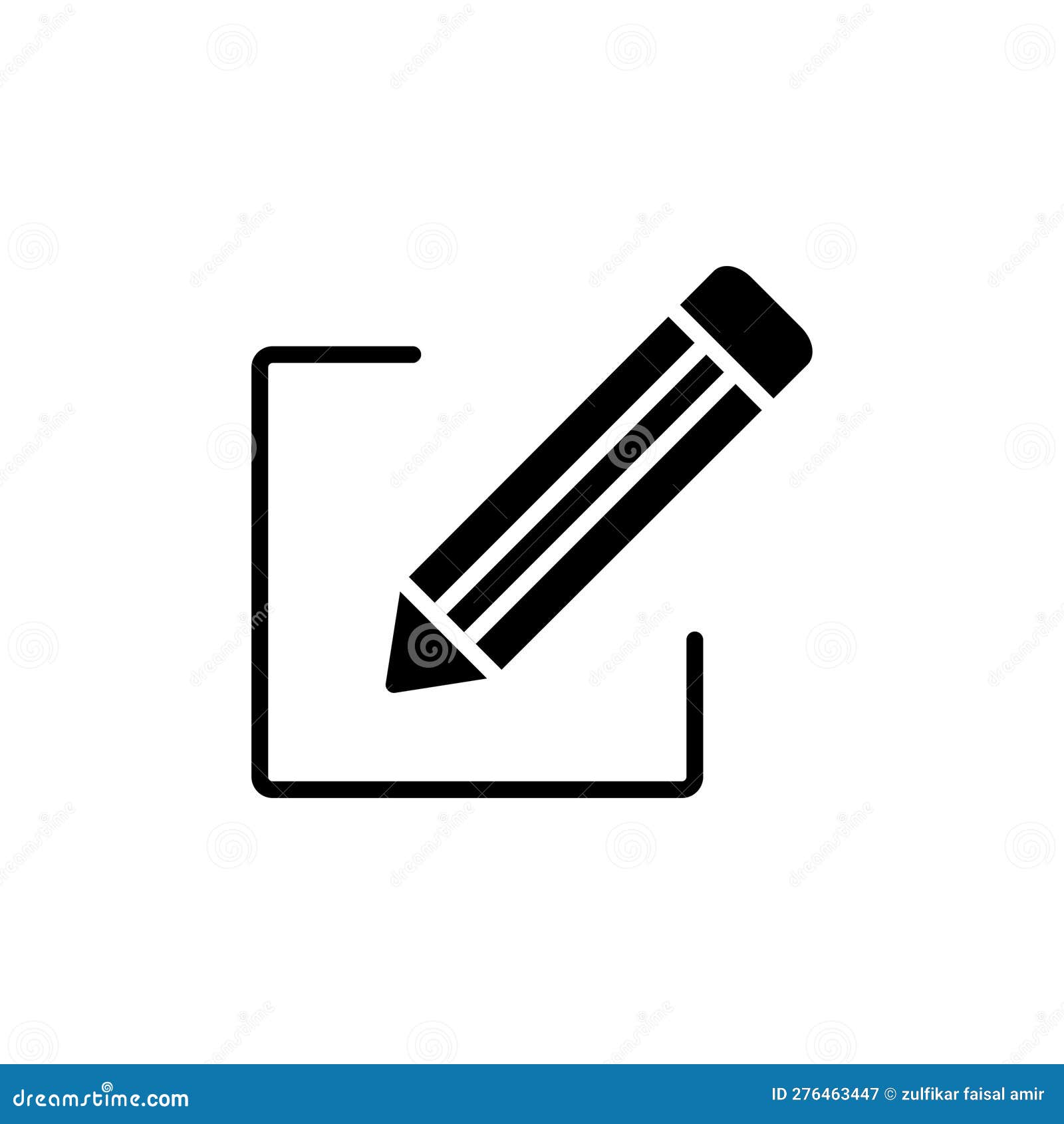 Edit Icon . Edit Document Sign and Symbol. Pencil Stock Vector ...