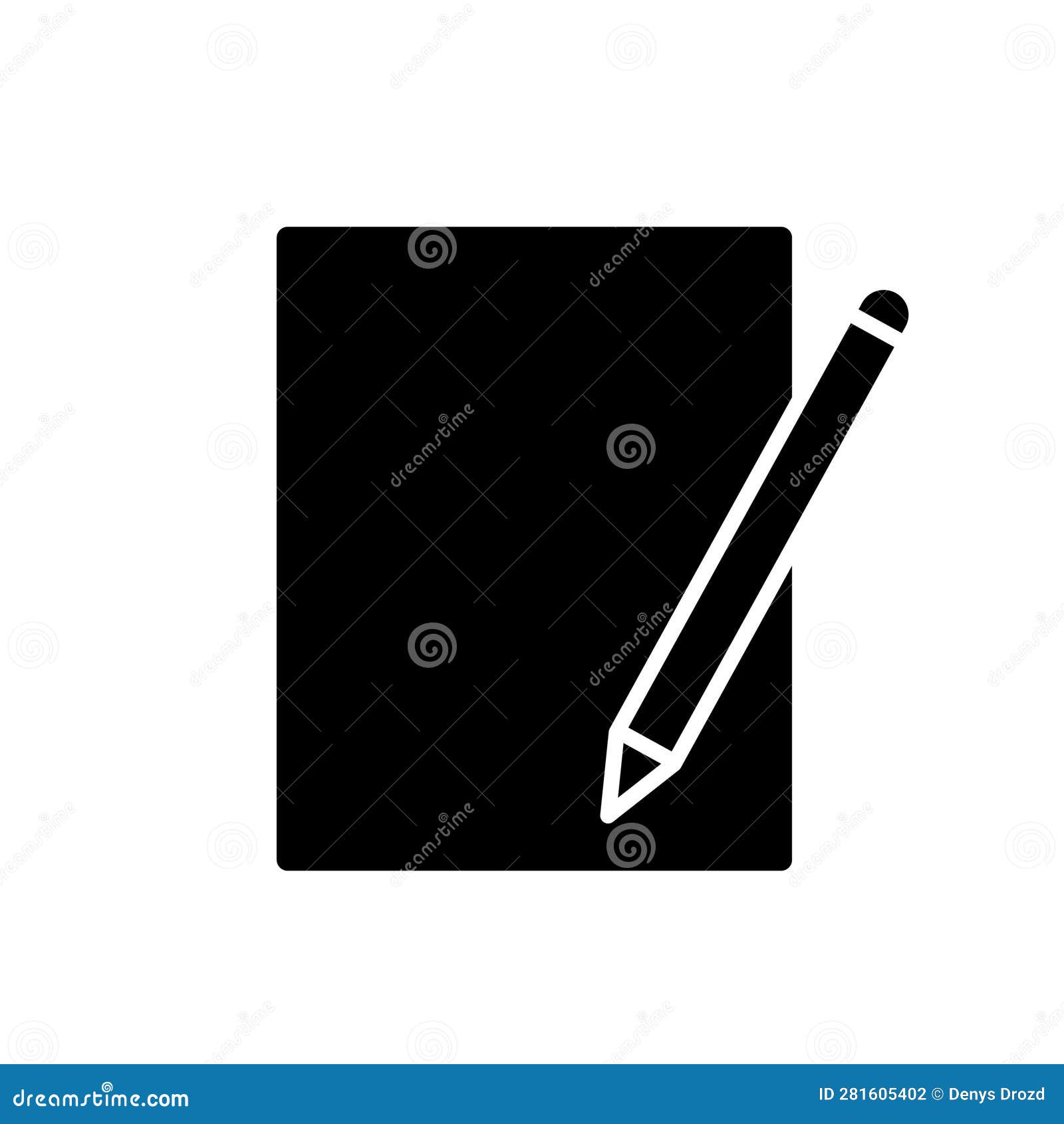 Edit Icon Vector. Redact Illustration Sign. Write Symbol. Document Logo ...