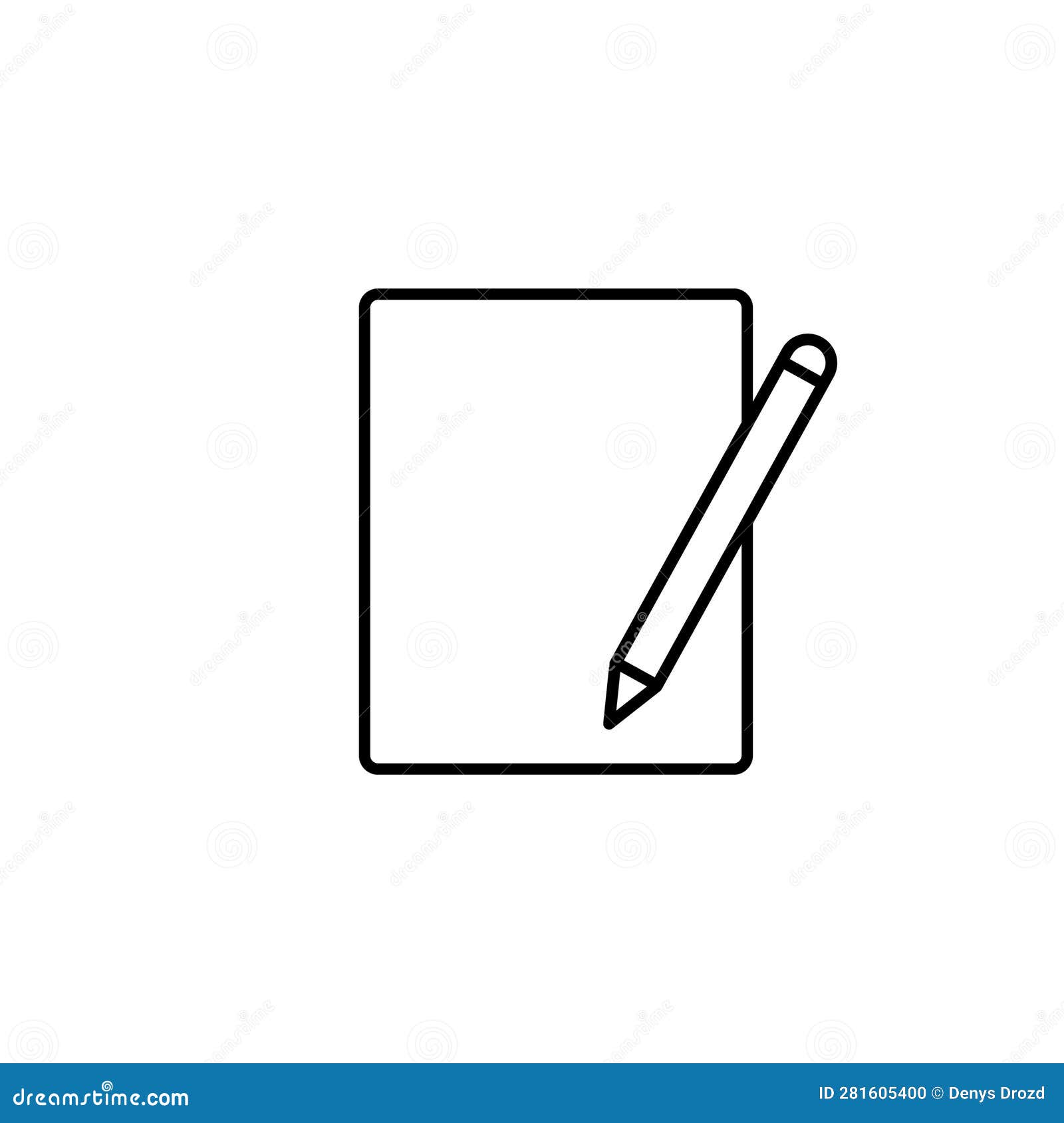 Edit Icon Vector. Redact Illustration Sign. Write Symbol. Document Logo ...