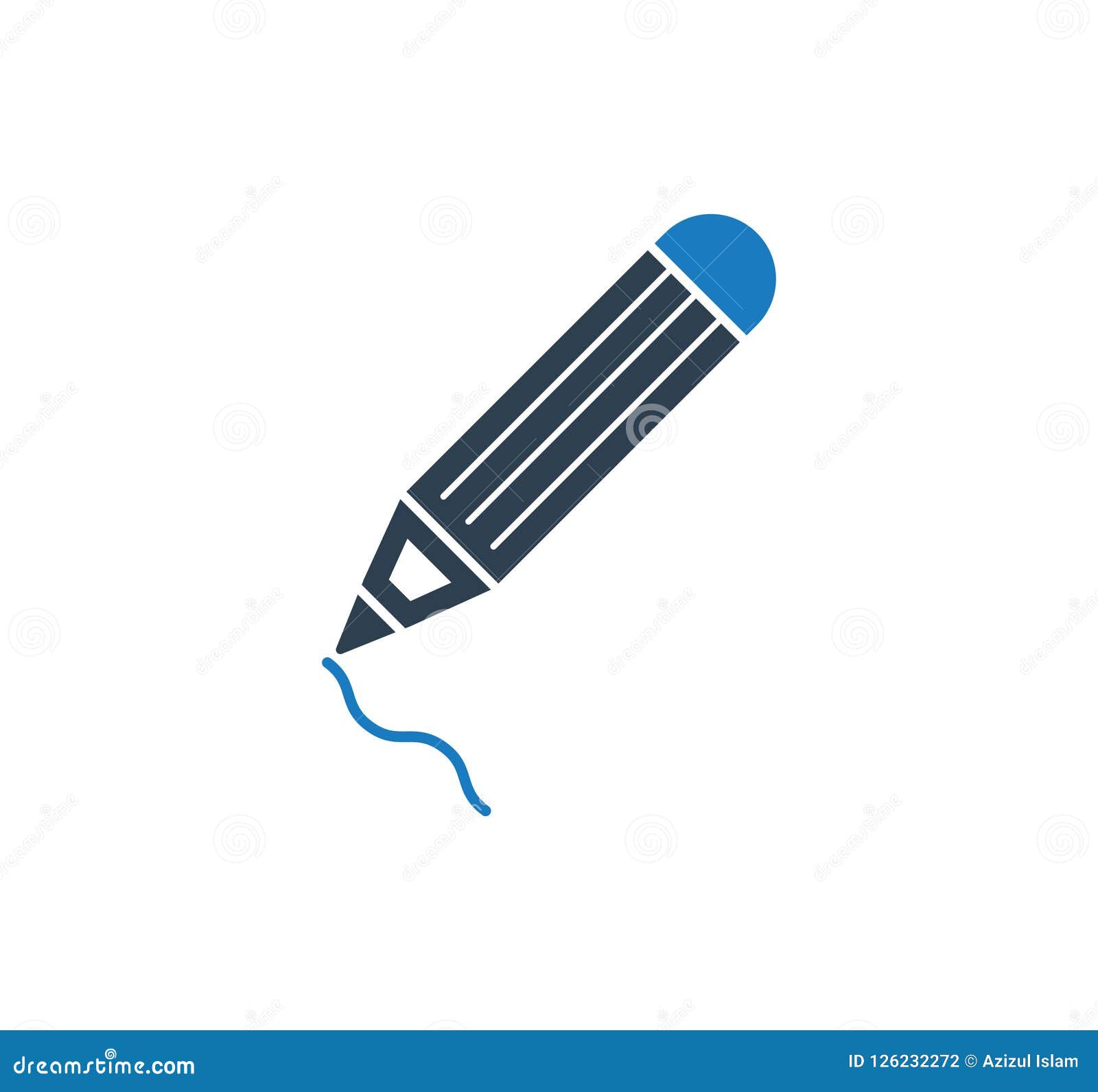 Edit Pencil Icon, Pencil Vector Art Stock Vector - Illustration of ...