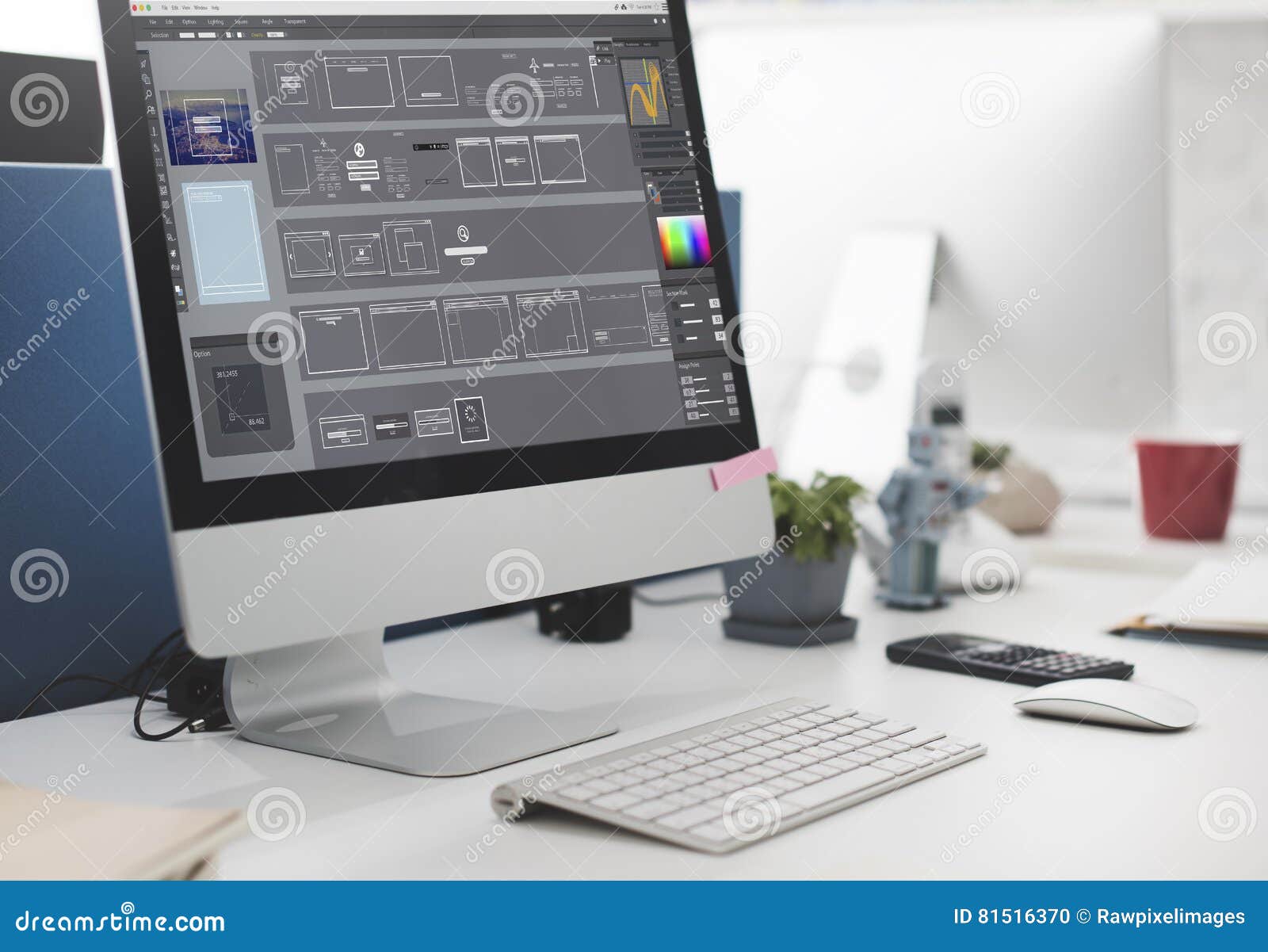 Edit Software Templates Design Graphics Concept Stock Photo - Image of ...