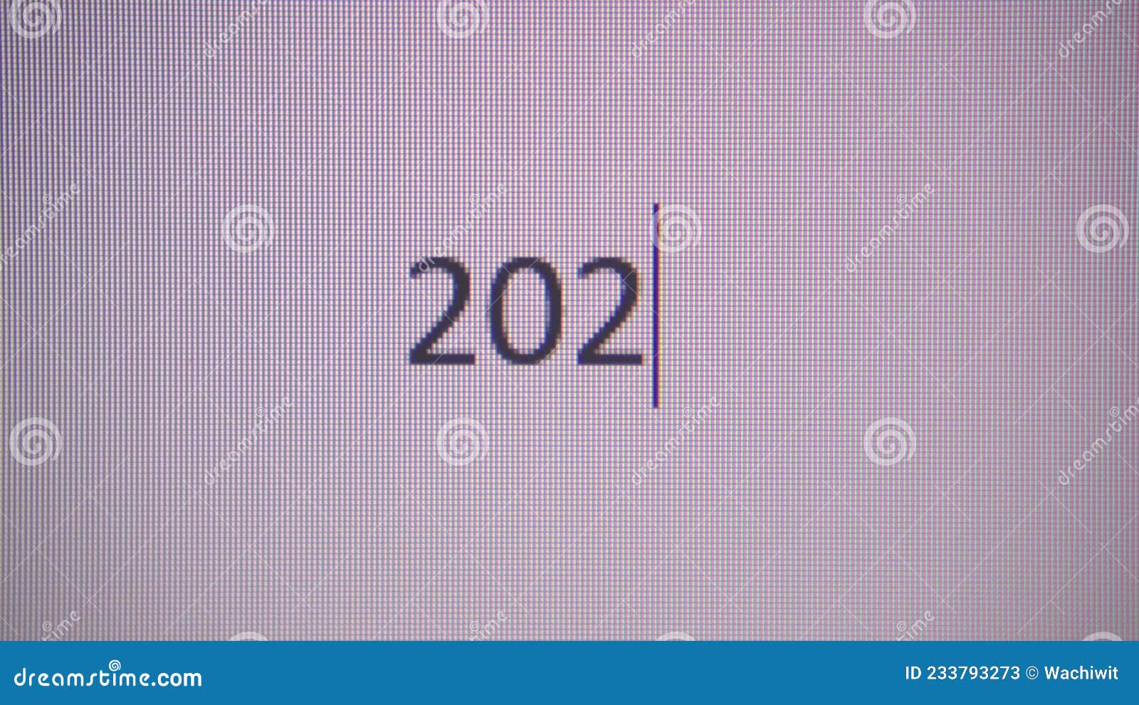 Edit the Text on the Computer Screen from 2021 To 2022 Stock Video ...