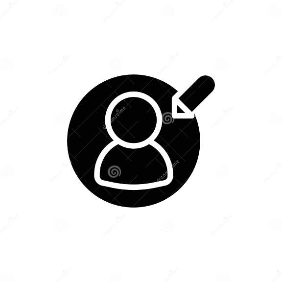 Edit User Icon Web Design in Vector Stock Vector - Illustration of user ...