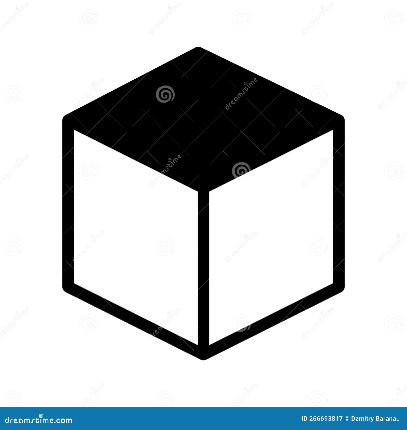 Edit Y Side Line Icon Isolated on White Background. Black Flat Thin ...