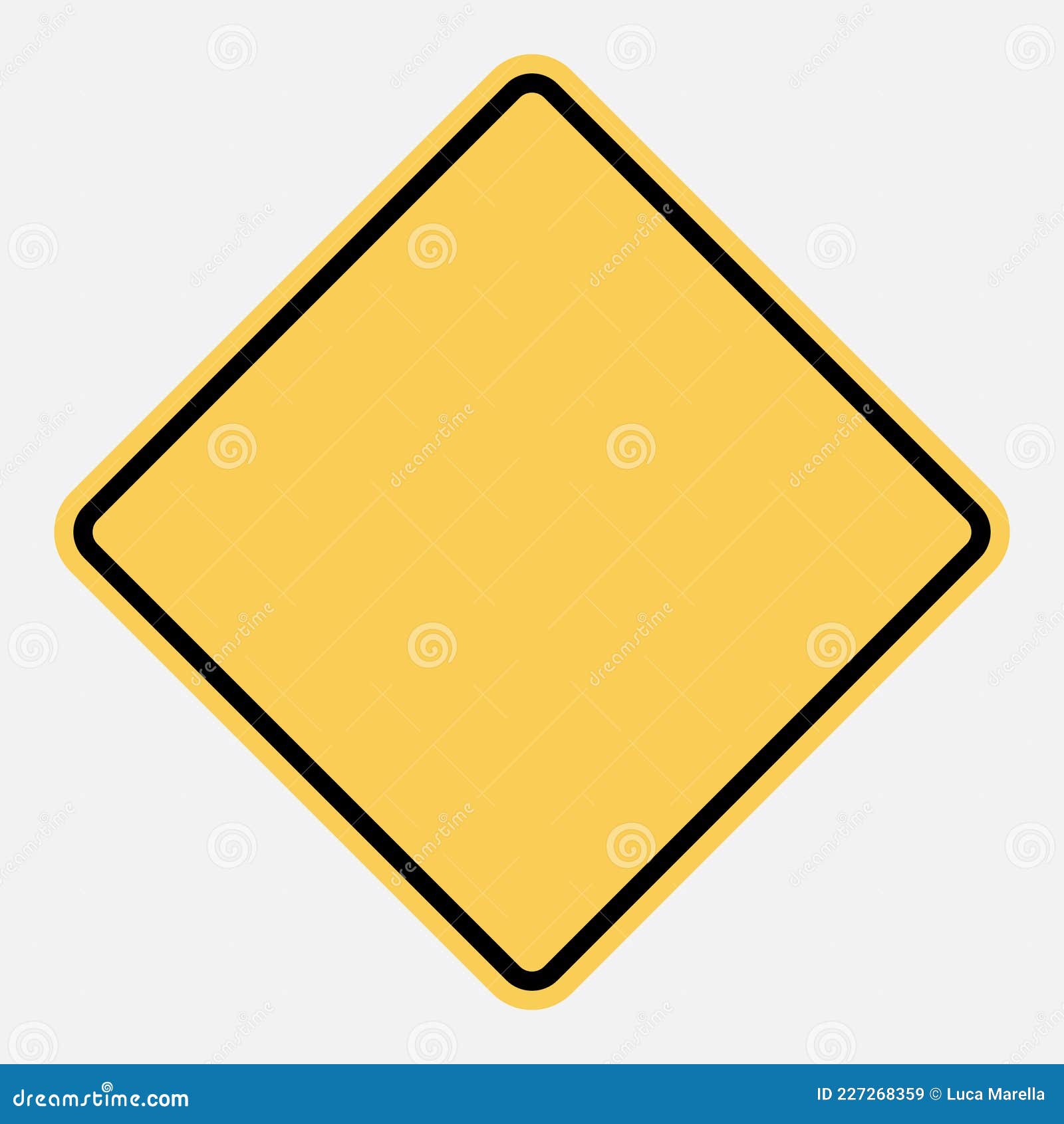 Yellow Danger Sign Template Stock Vector - Illustration of isolated ...