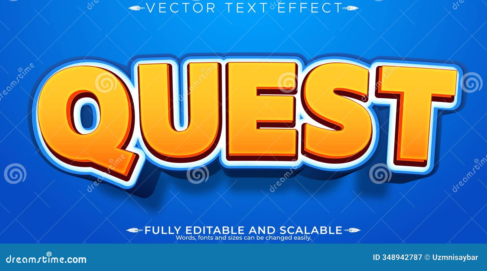 Editable Cartoon Text Effect, Comic Font Style Stock Vector ...