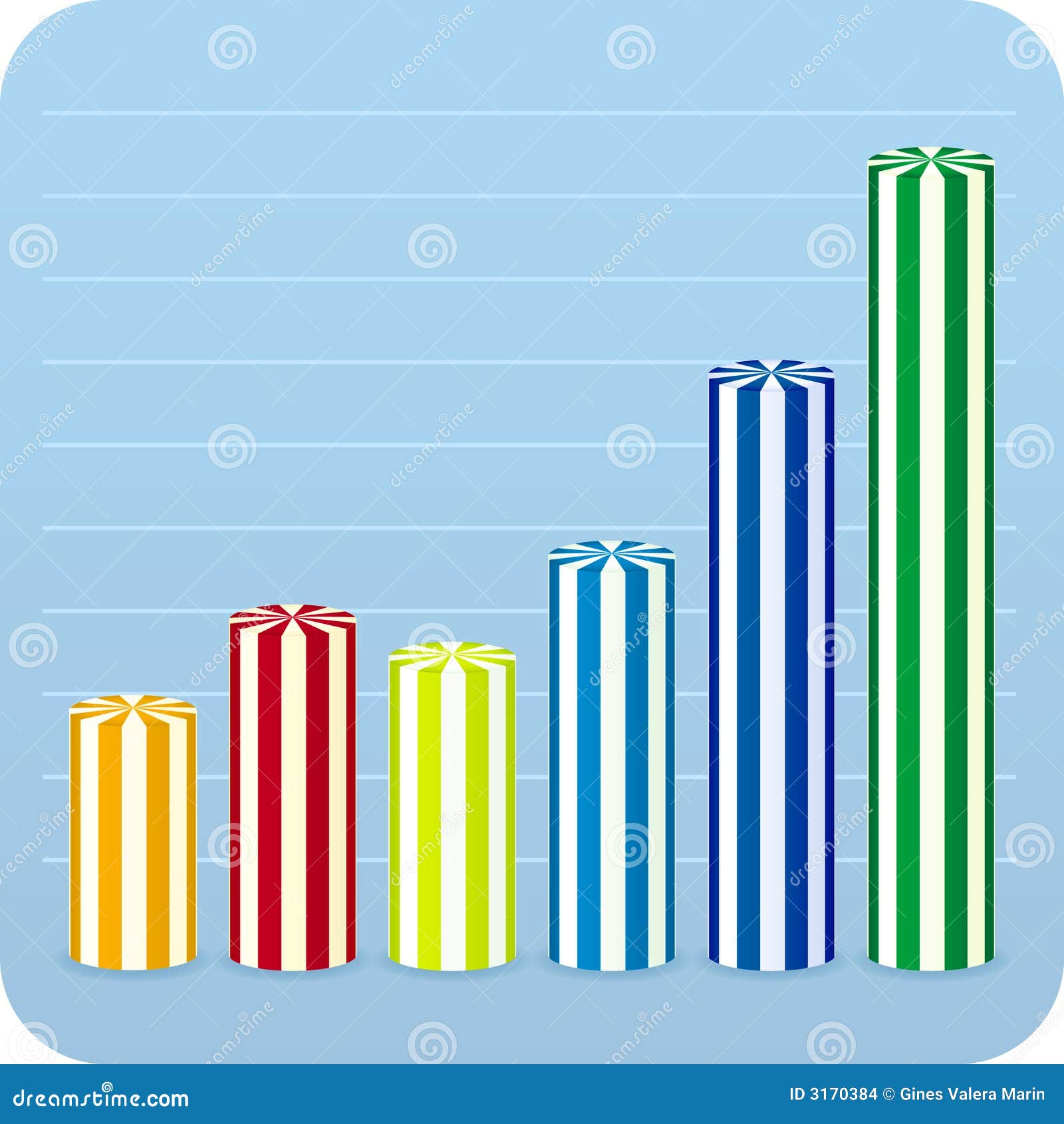 Editable chart (vector) stock vector. Illustration of investment - 3170384