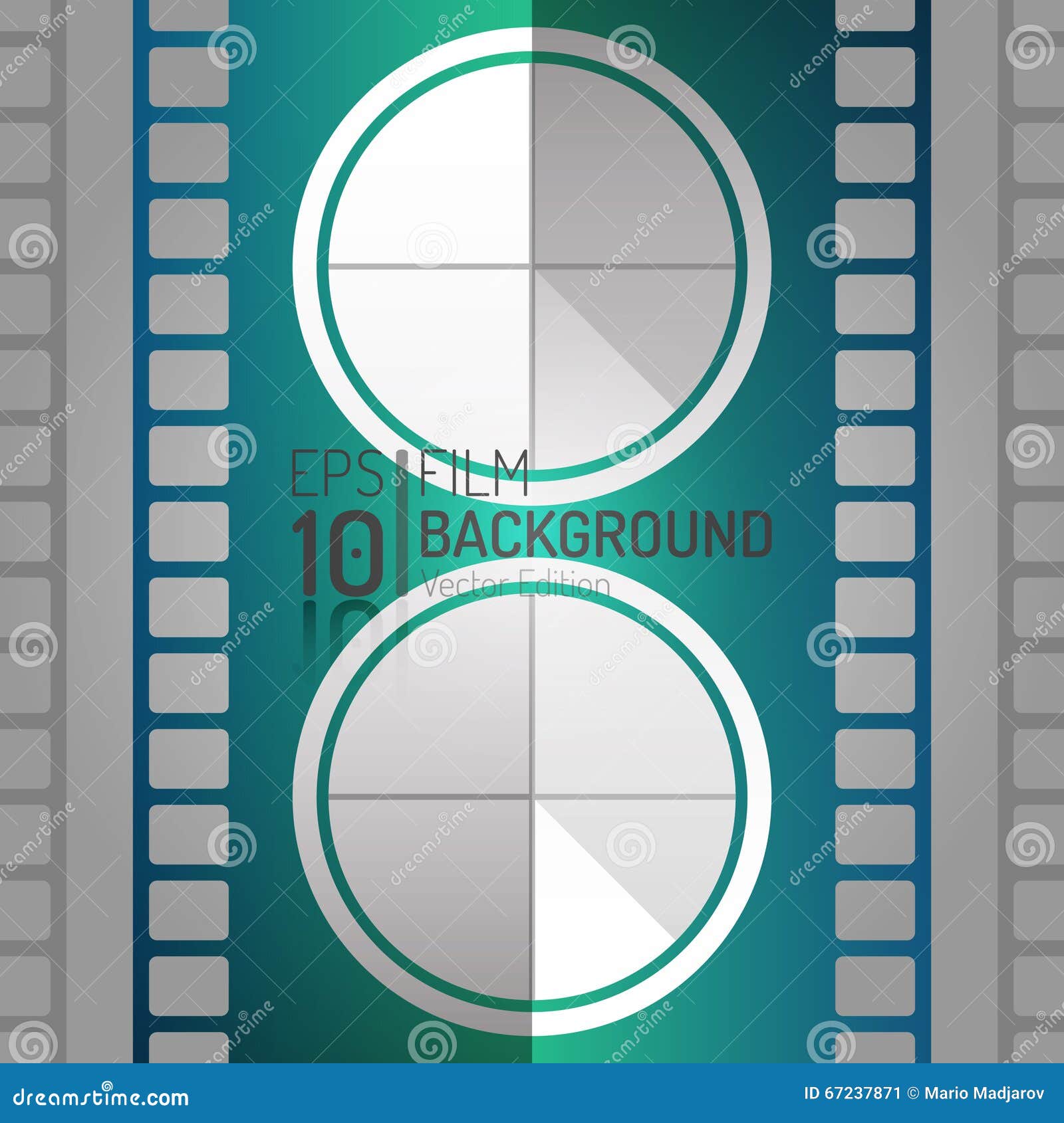 Editable Cinema Background Design. Vector Elements. Minimal Film ...