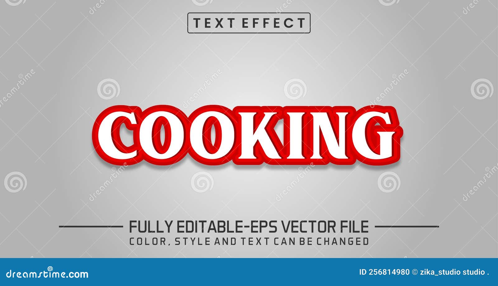 Editable Cooking Text Effect Stock Vector - Illustration of decoration ...