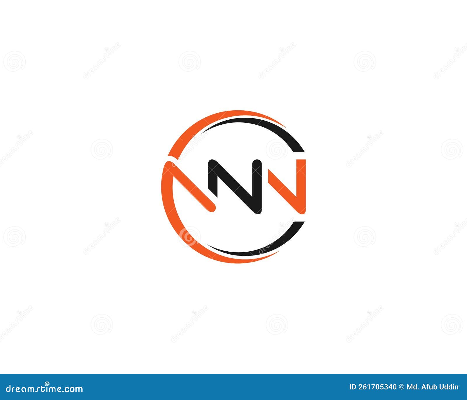 Editable Creative NNN Letter Initial Logo Design Vector Illustration ...