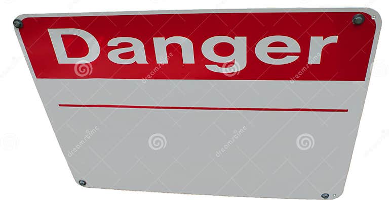 Editable Danger Sign stock photo. Image of alert, white - 12827344